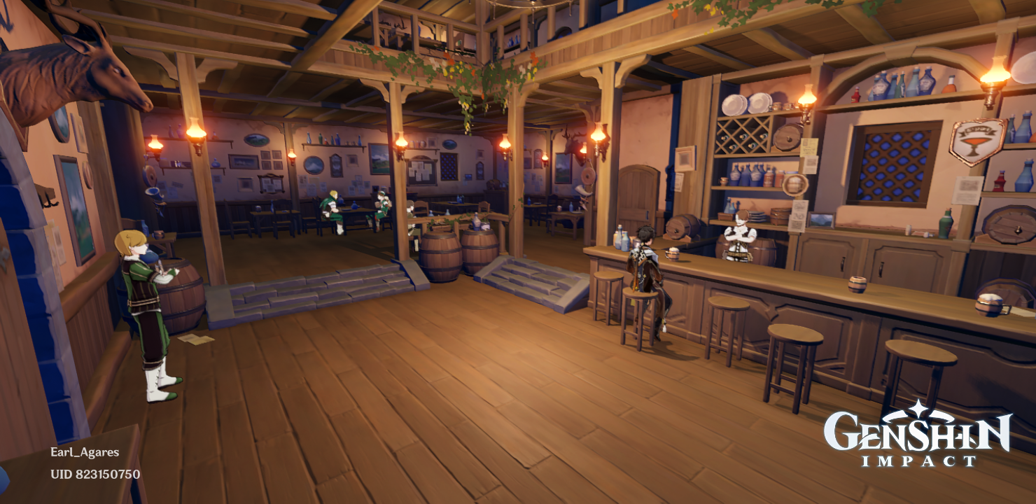 Tavern environment Genshin Impact | HoYoLAB