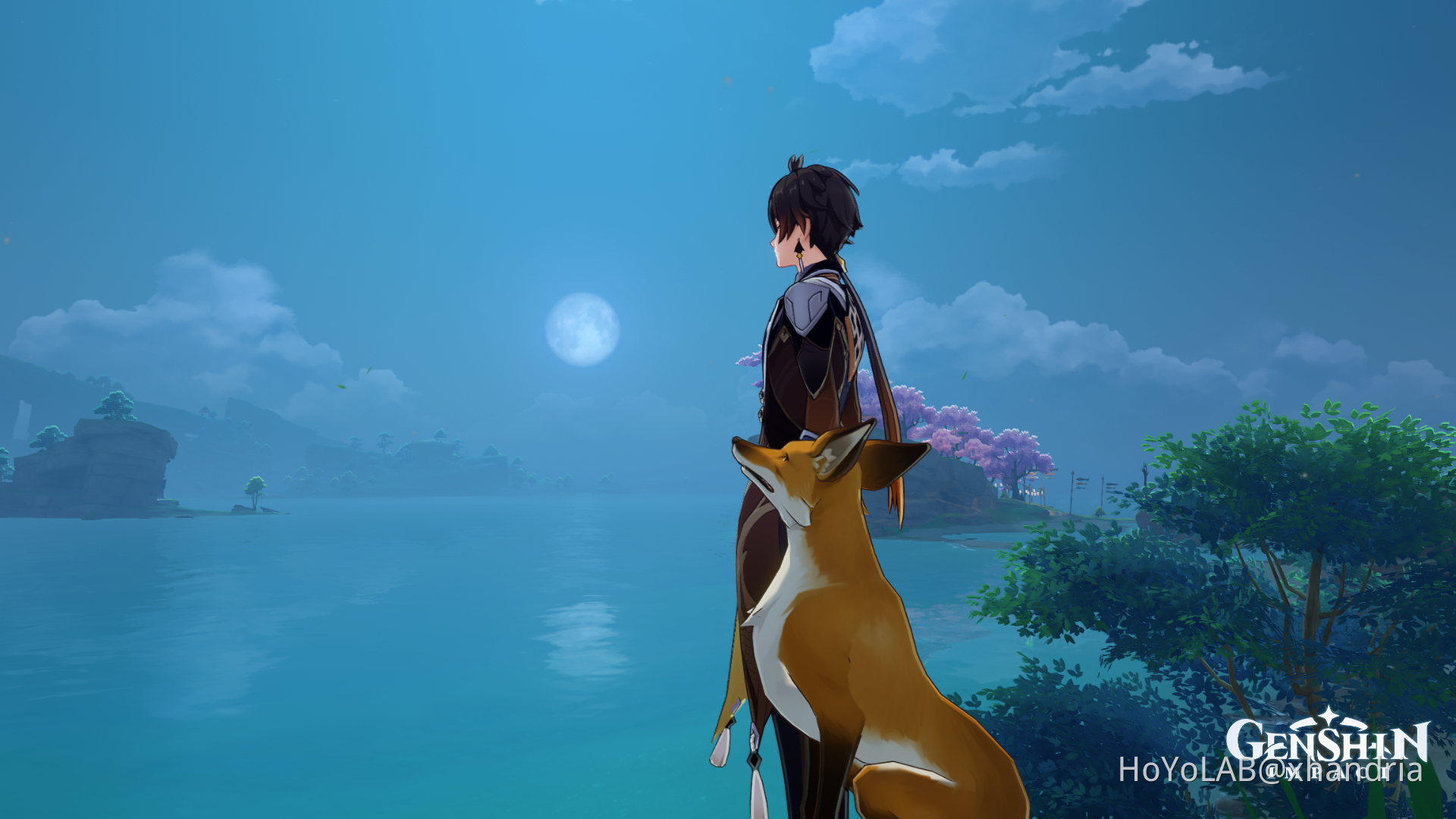 Gazing at the Moon Genshin Impact | HoYoLAB