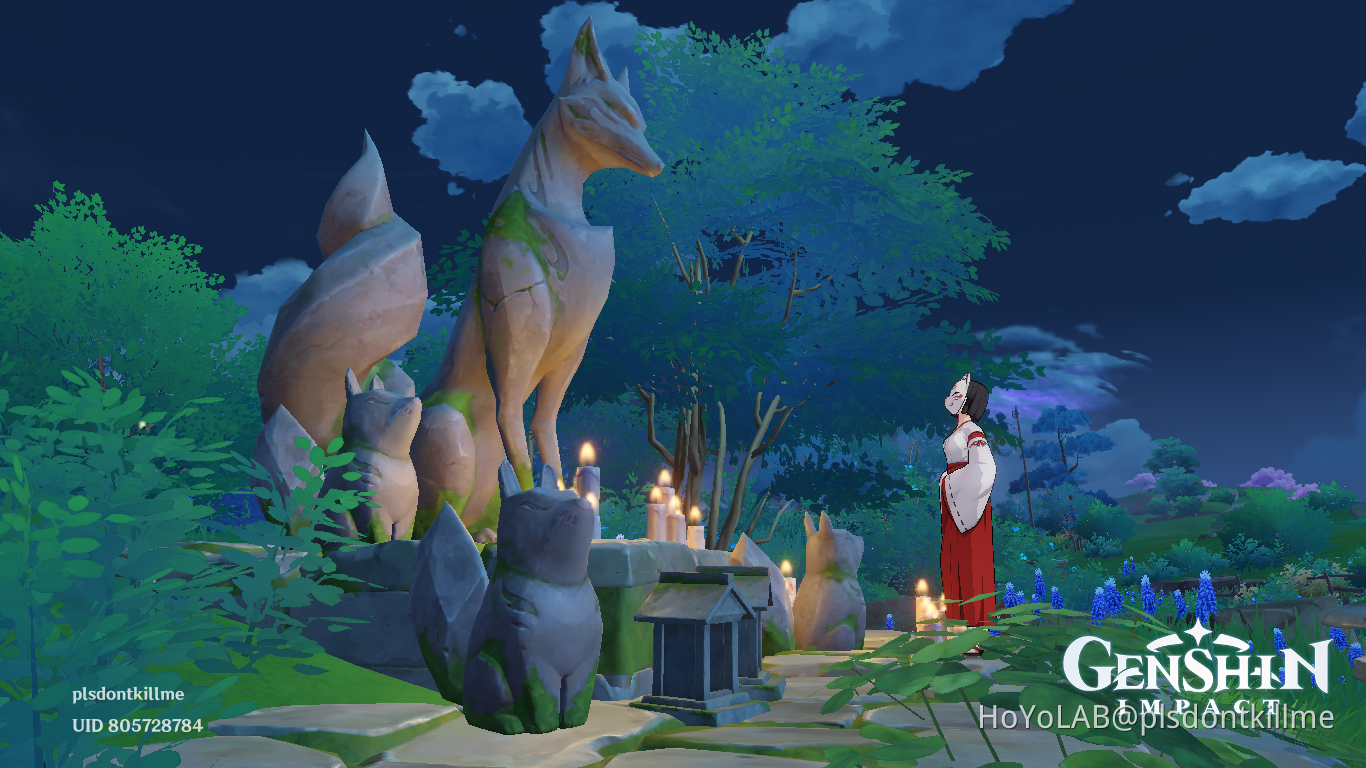 Kazari and the fox Genshin Impact | HoYoLAB