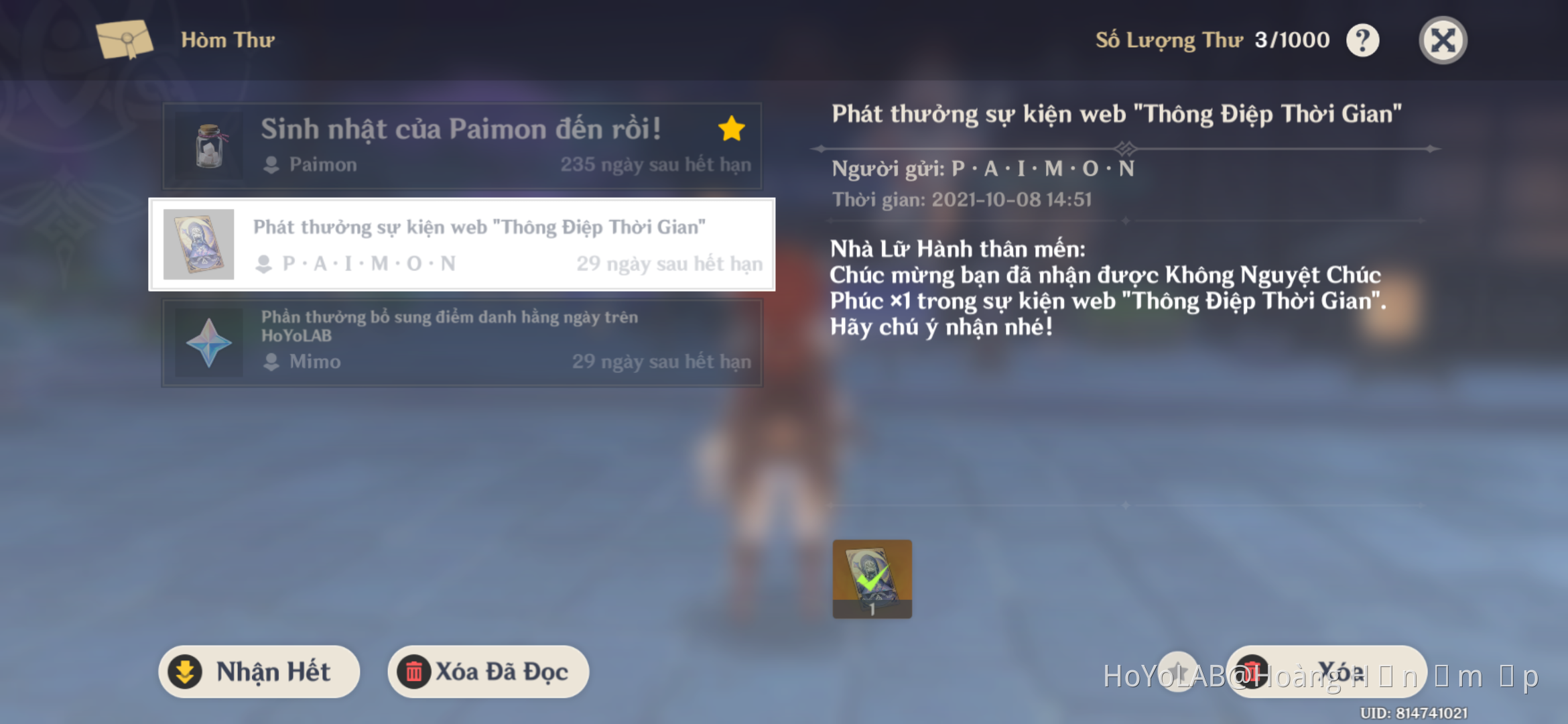 Cảm ơn mihoyo nha, mình xin 😆 Genshin Impact | HoYoLAB