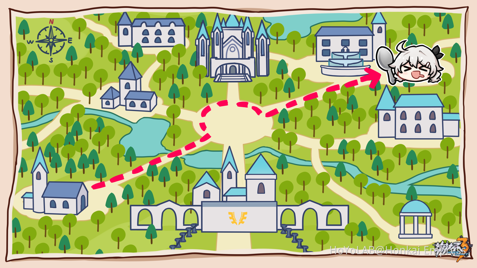 (Wallpapers) St. Freya Academy restaurant is open Honkai Impact 3rd ...