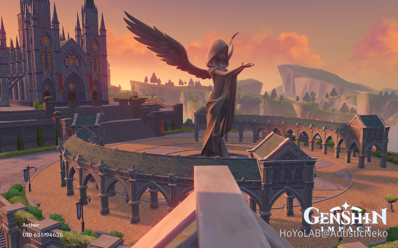 Archon Statue at Favonius Cathederal Genshin Impact | HoYoLAB