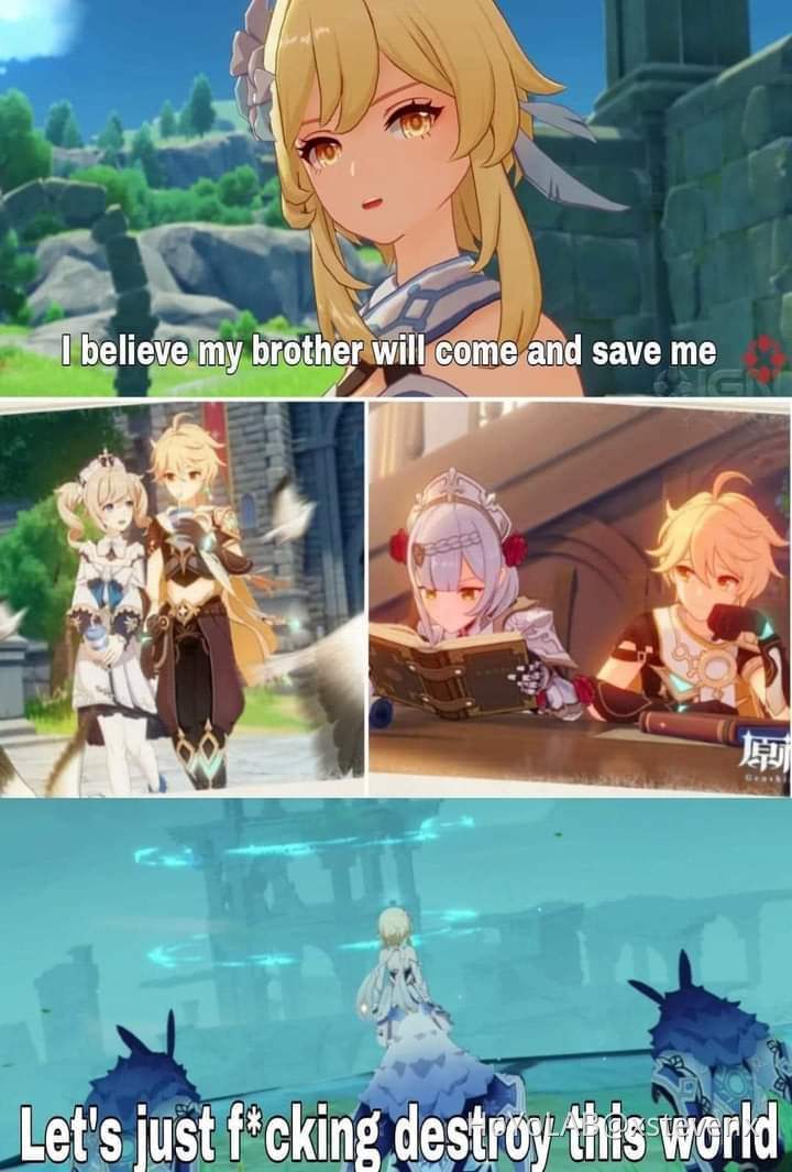 Why lumine has changed Genshin Impact | HoYoLAB