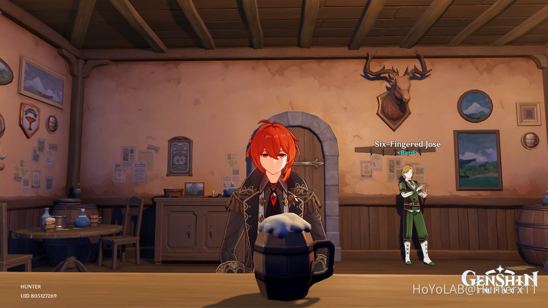 diluc in bar Honkai Impact 3rd | HoYoLAB