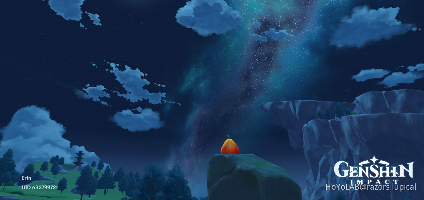 sunsettia under the galaxy's glow Genshin Impact | HoYoLAB