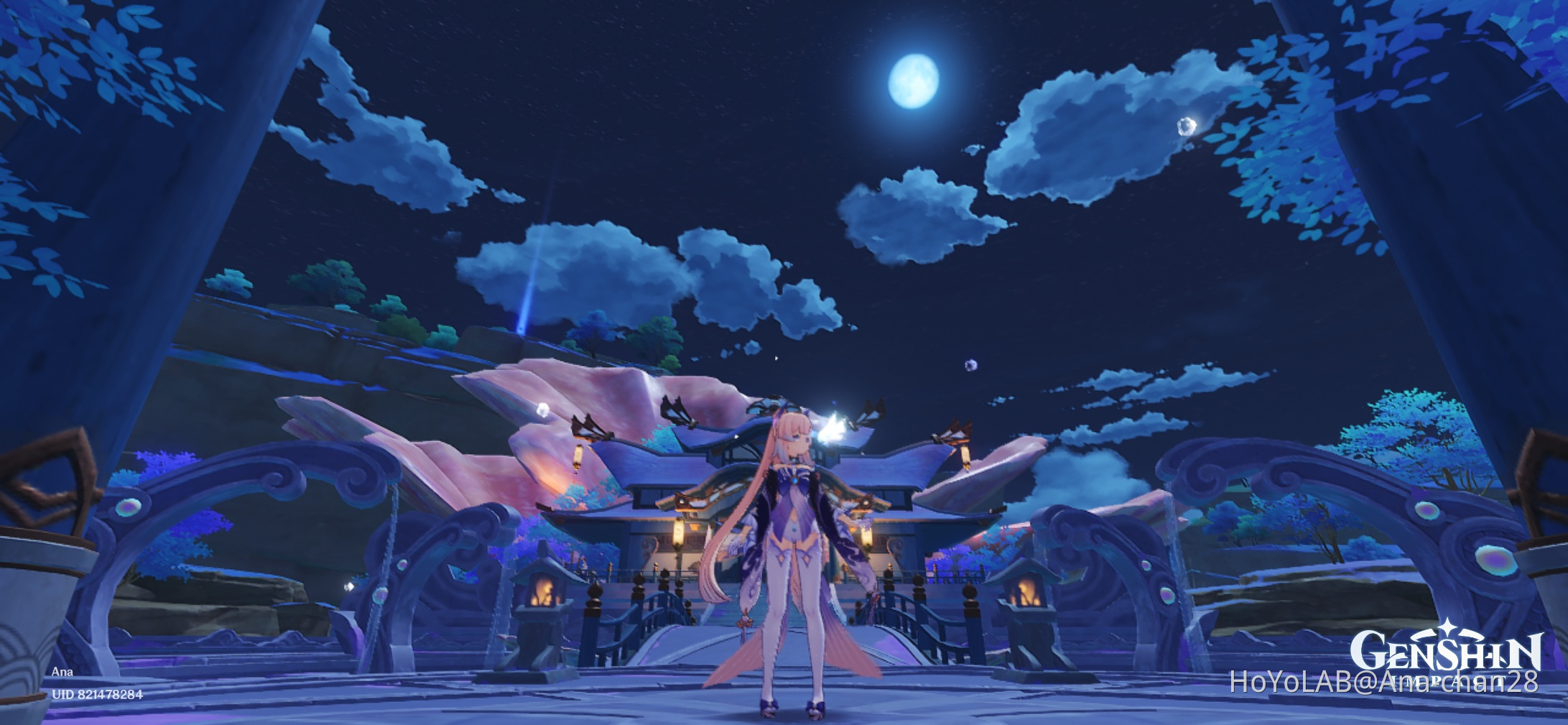 Under the moonlight Genshin Impact | HoYoLAB