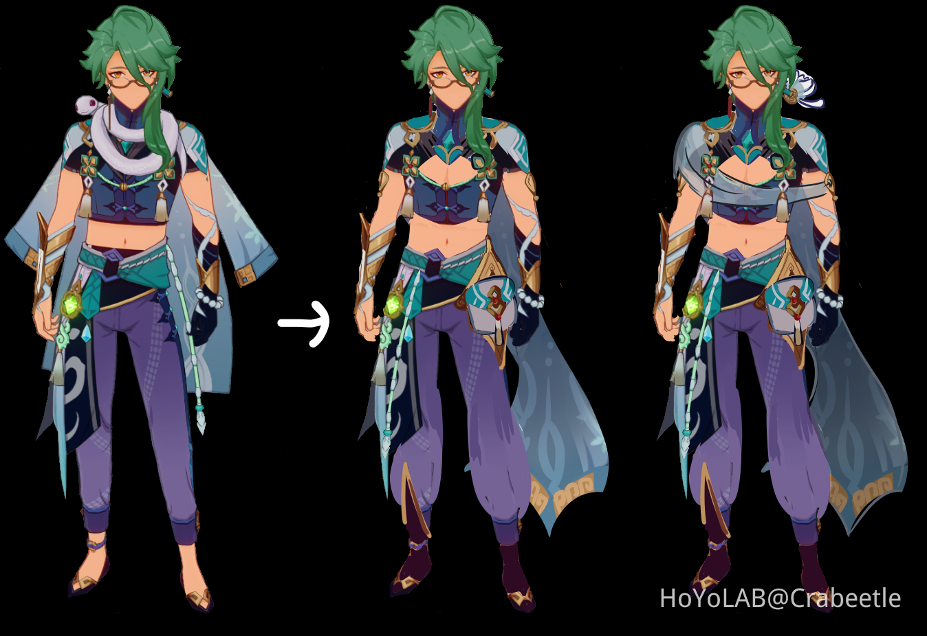 Baizhu redesign (edit) Genshin Impact | HoYoLAB