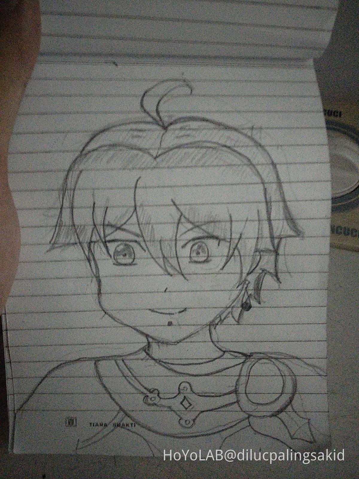 I tried to draw Aether Genshin Impact | HoYoLAB