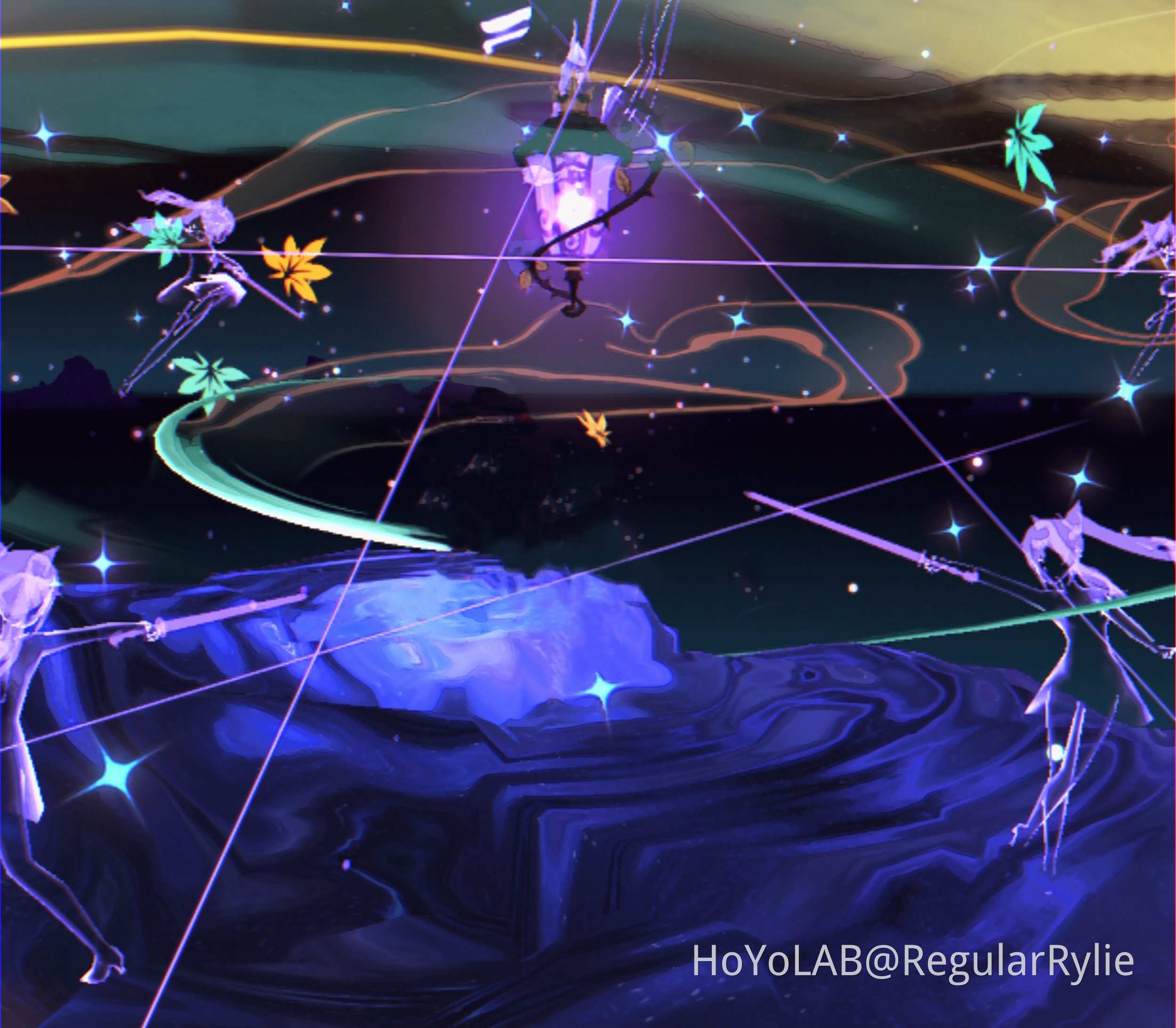 Keqing Mona Kazuha Lisa Burst Animation Genshin Impact | HoYoLAB