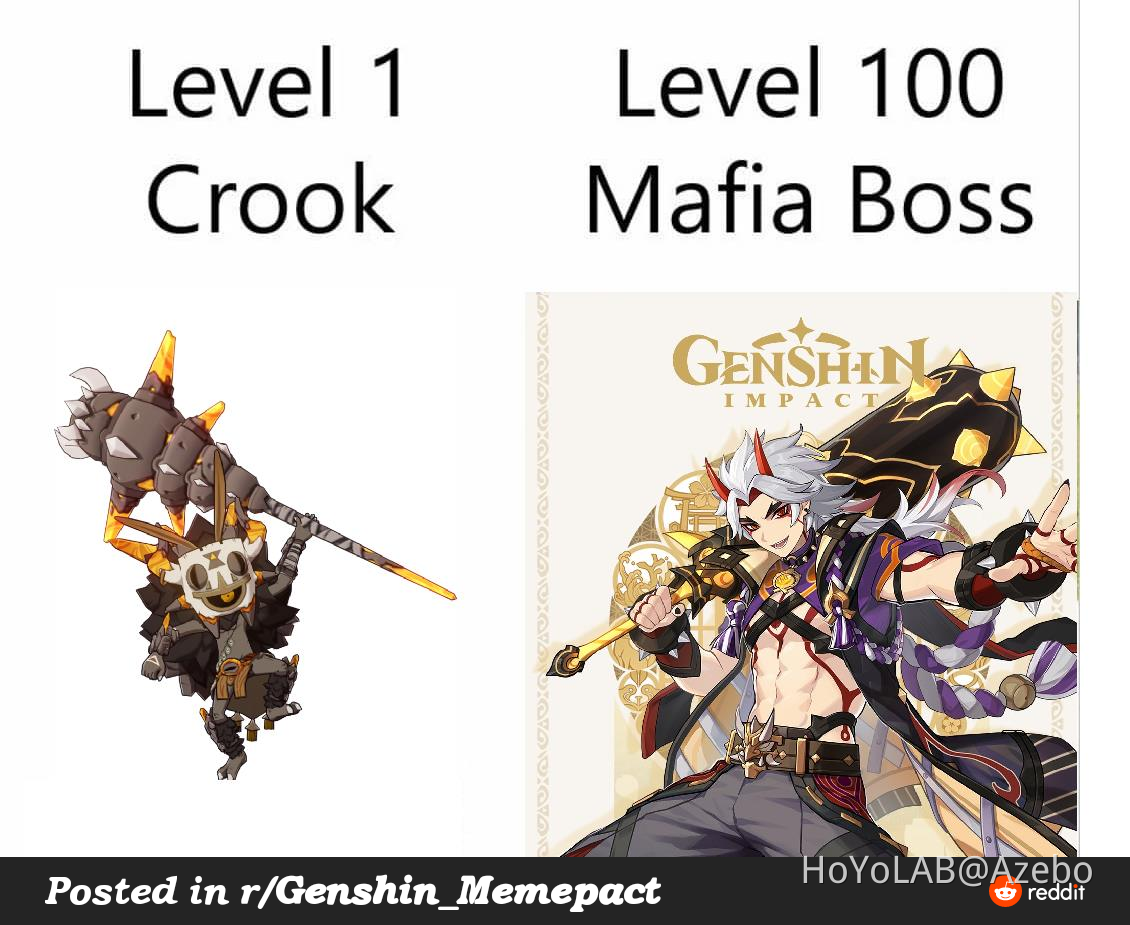 Itto and his weapon memes | Genshin Impact | HoYoLAB