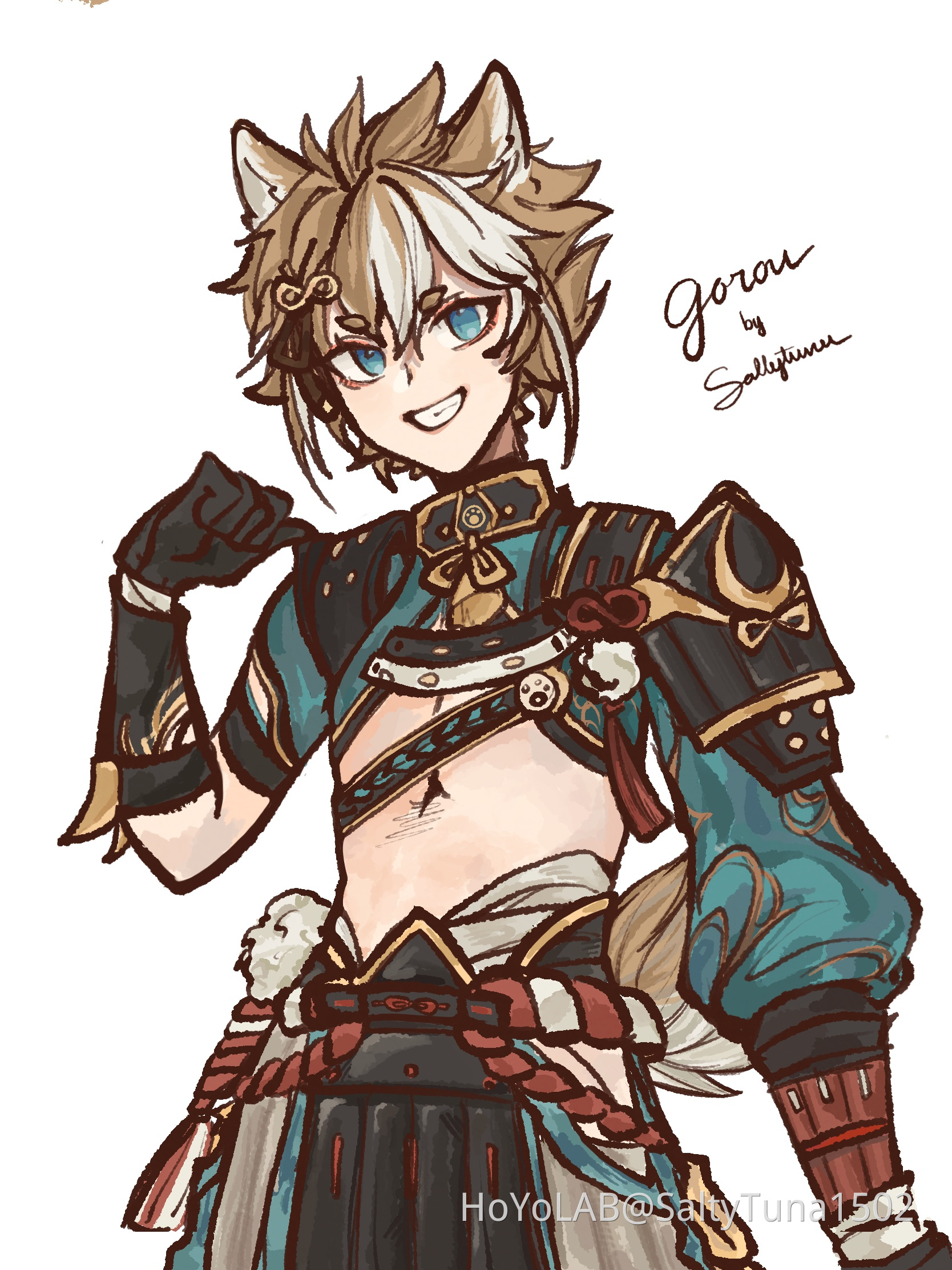 Gorou fanart Genshin Impact | HoYoLAB