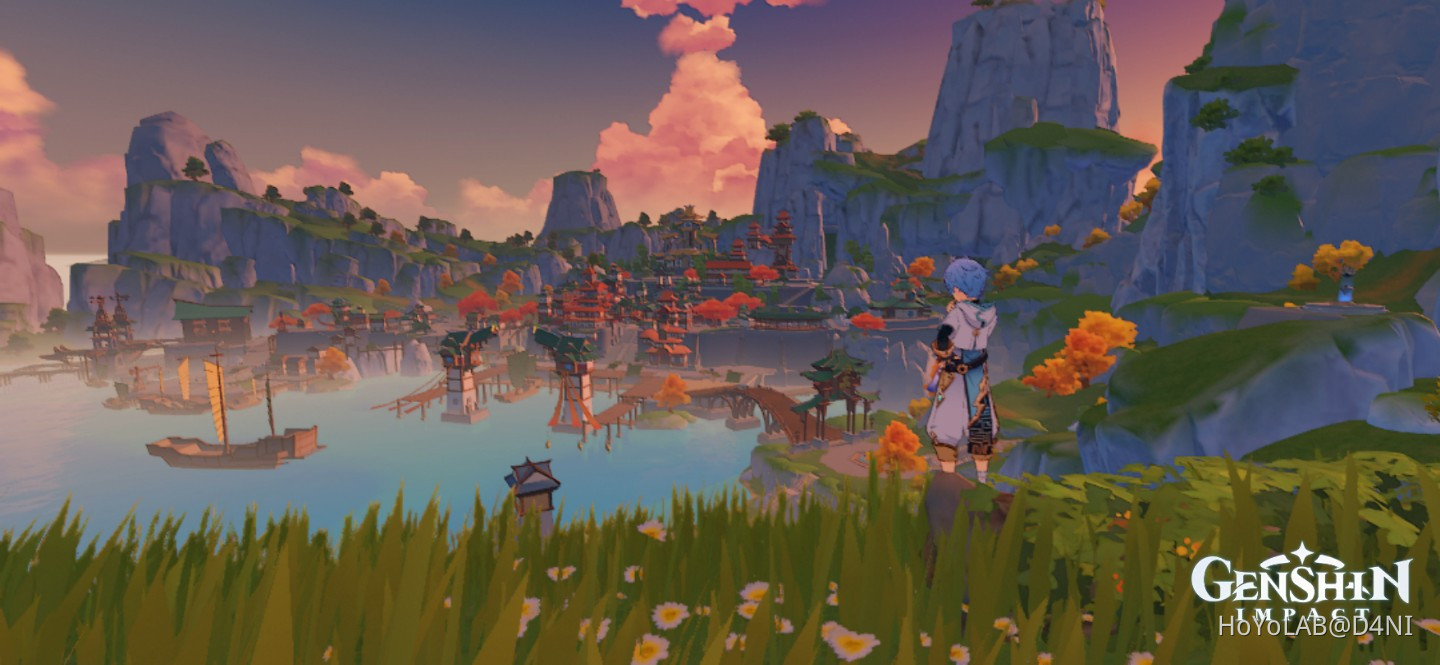 Nice sun set Genshin Impact | HoYoLAB