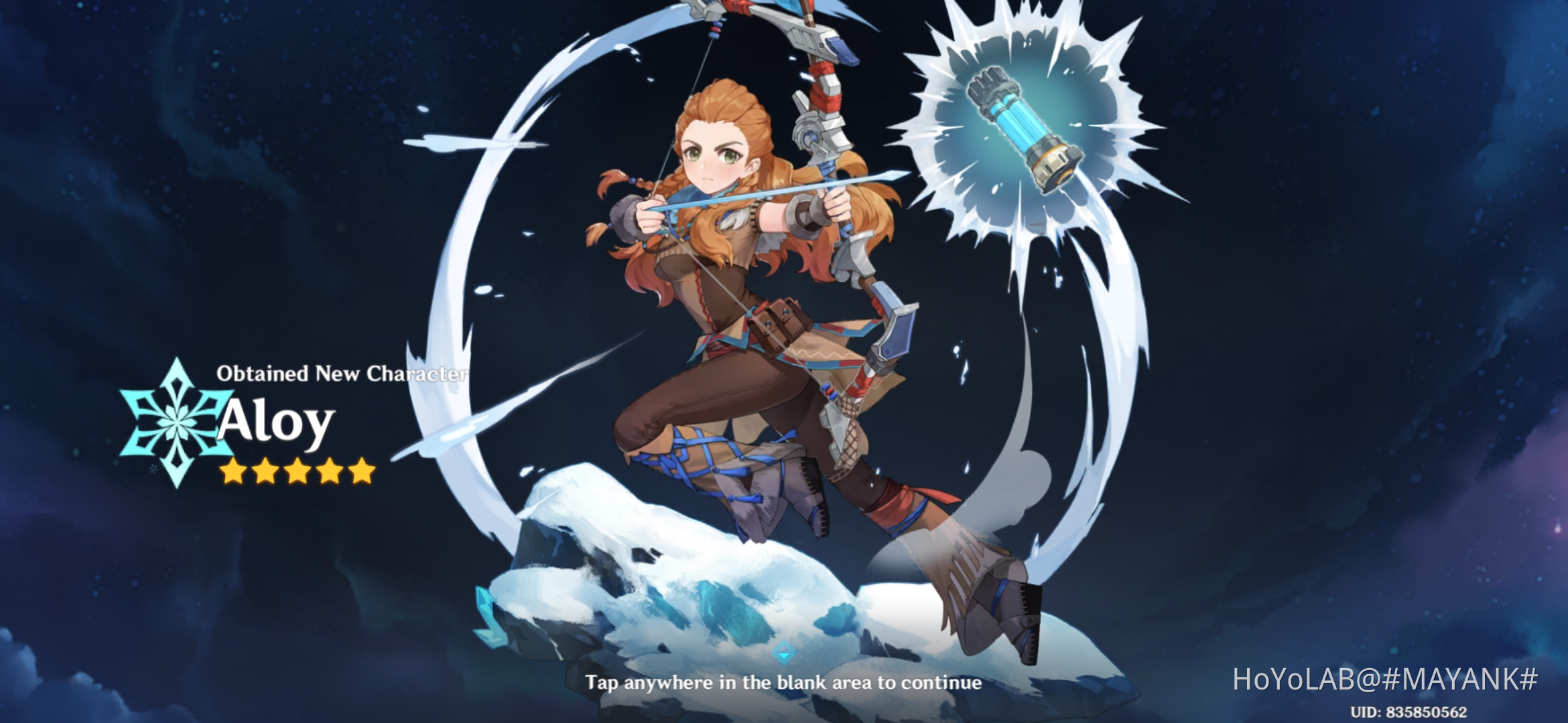 In mail I got aloy Genshin Impact | HoYoLAB