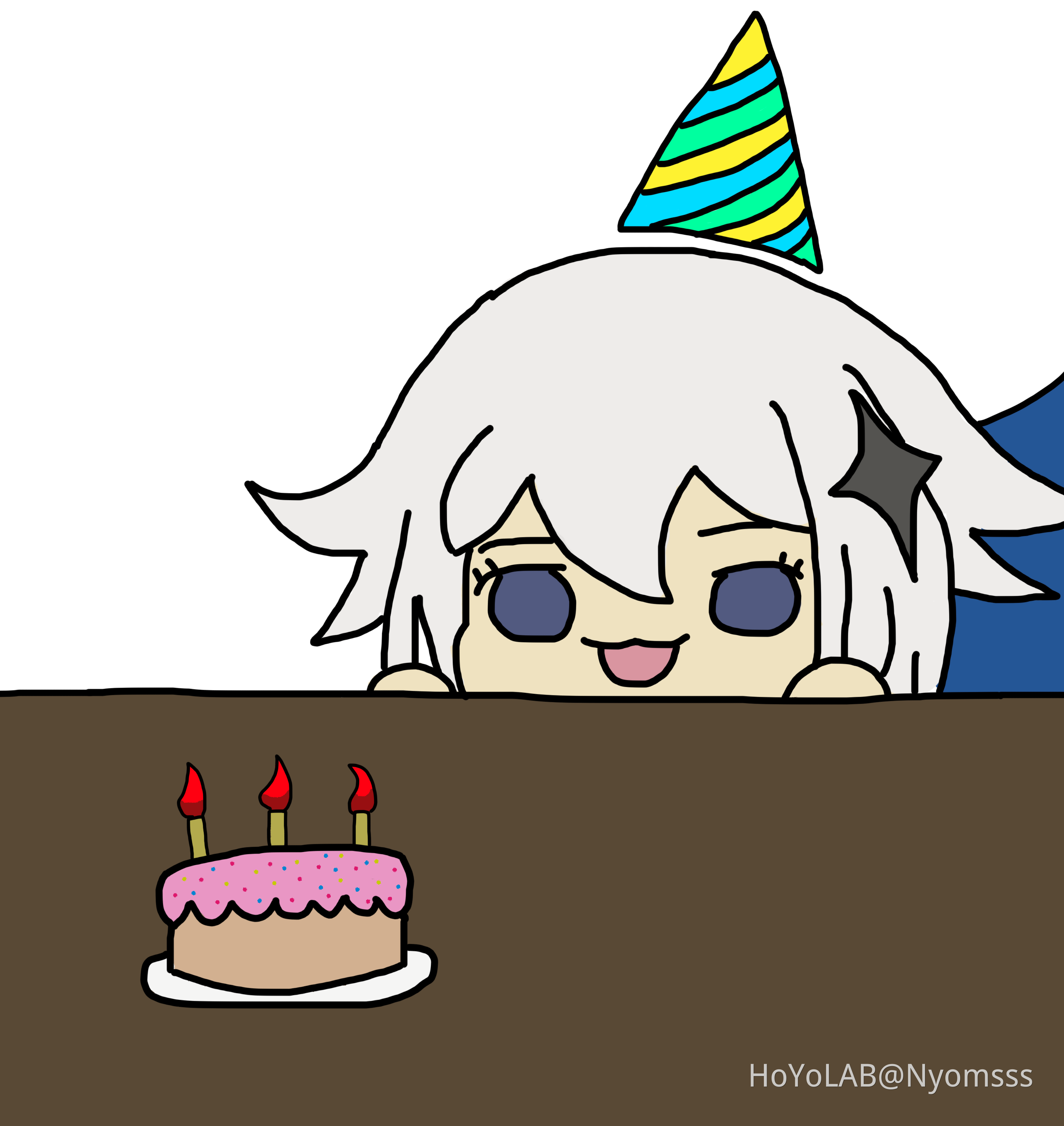 Paimon Celebrating Genshin Anniversary Genshin Impact | HoYoLAB