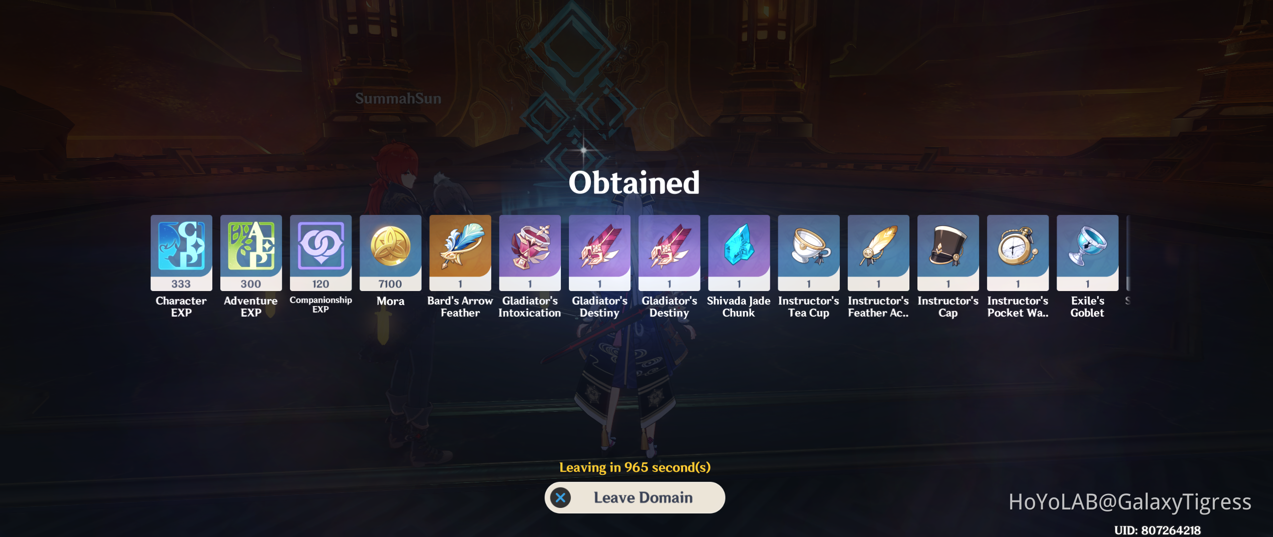 No character level up material from Childe/Signora Genshin Impact | HoYoLAB