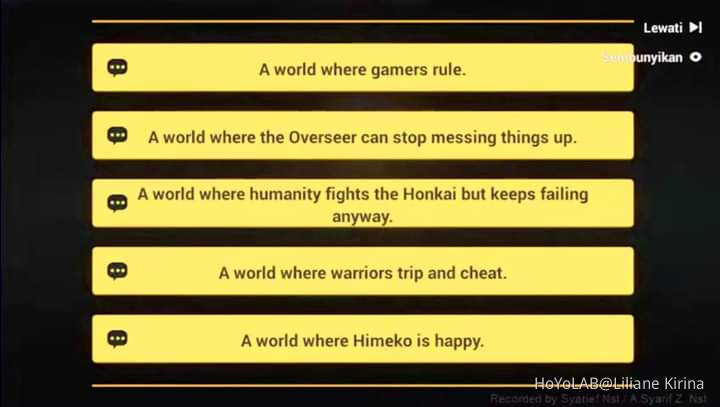 Options Honkai Impact 3rd | HoYoLAB