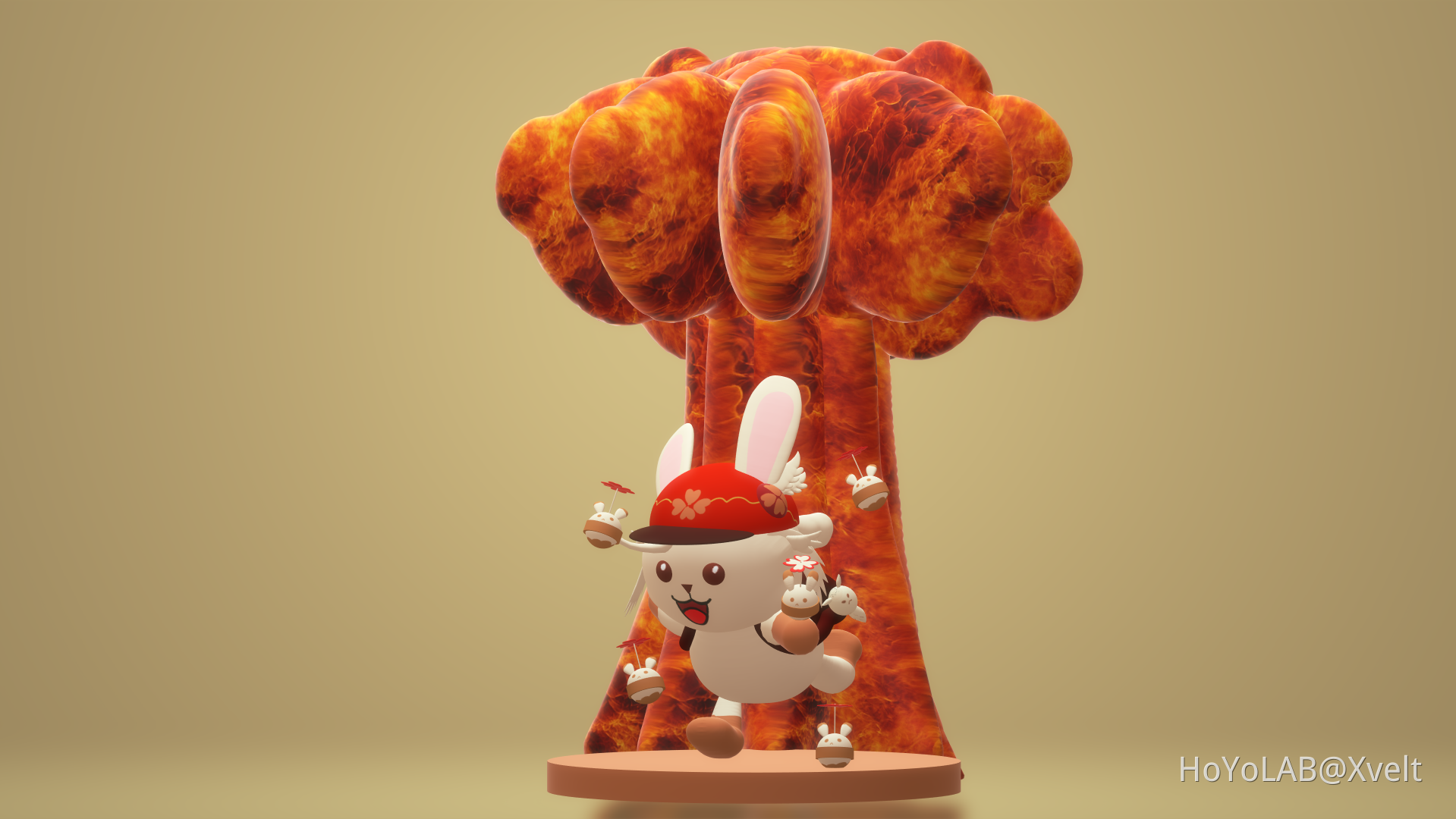 Klee in her rabbit form Genshin Impact | HoYoLAB