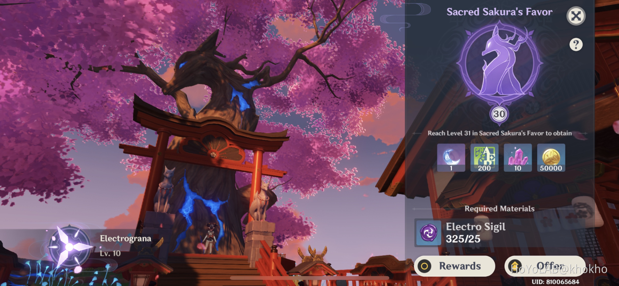 Sakura Tree Level 30 to Level 40 real quick. Genshin Impact | HoYoLAB