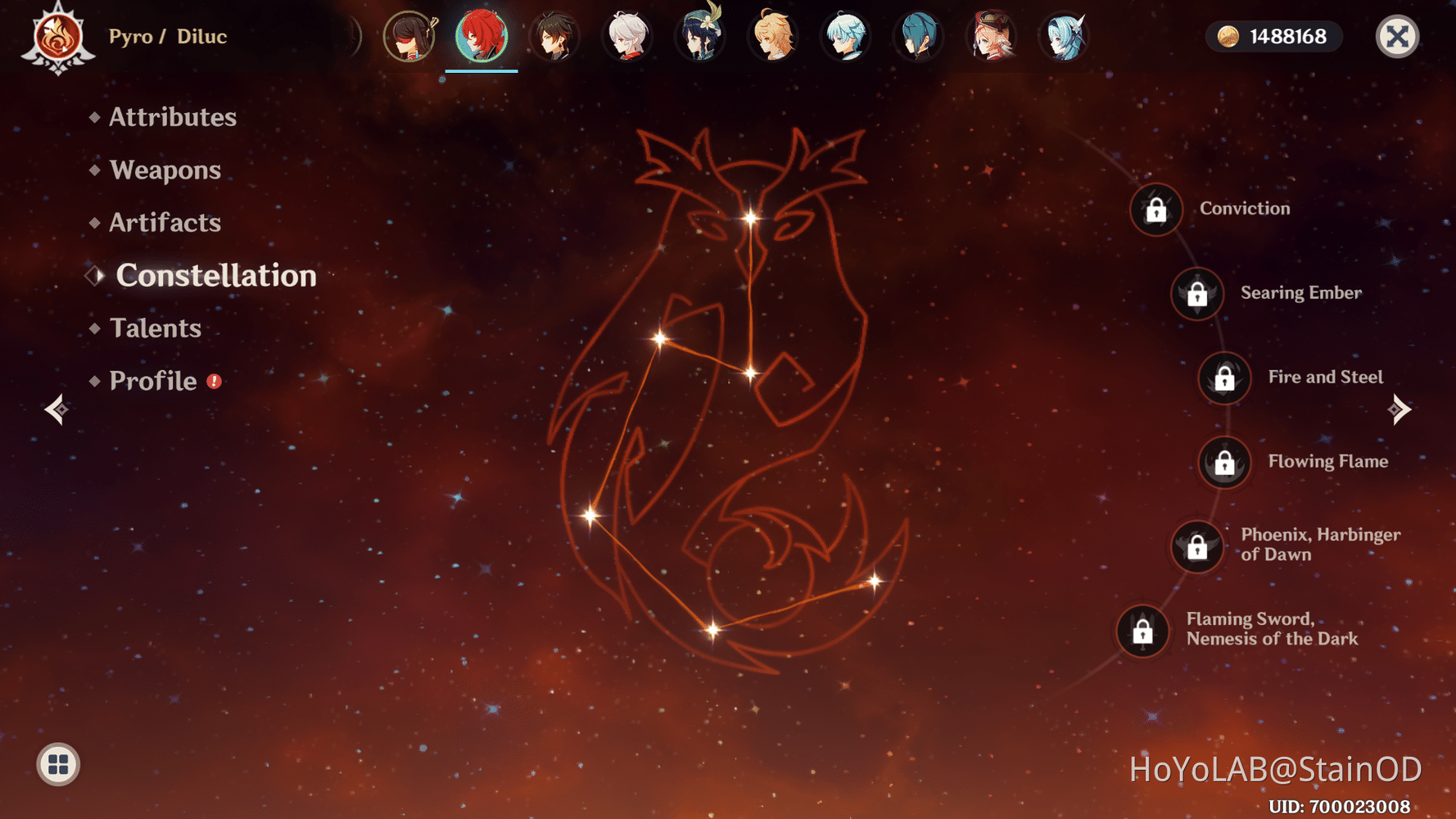 Diluc's constellation😎🎇 Genshin Impact | HoYoLAB