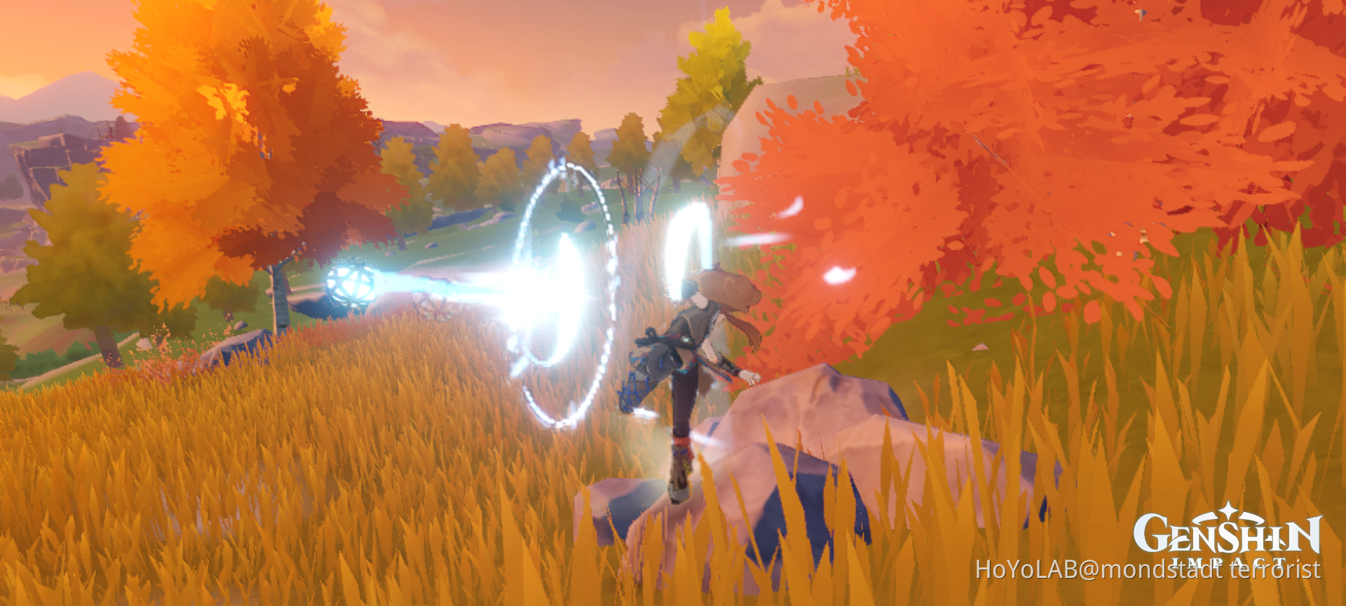 nothing, just aloy throwing a ball. Genshin Impact | HoYoLAB