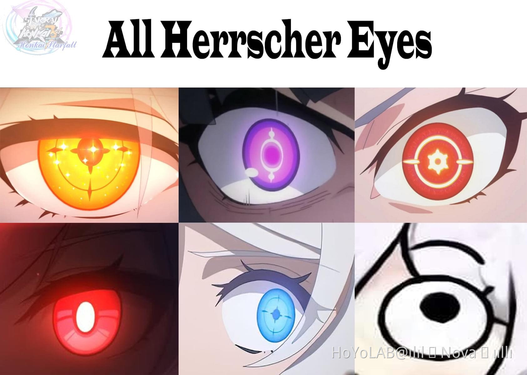 All Herrscher eyes😁 Honkai Impact 3rd | HoYoLAB