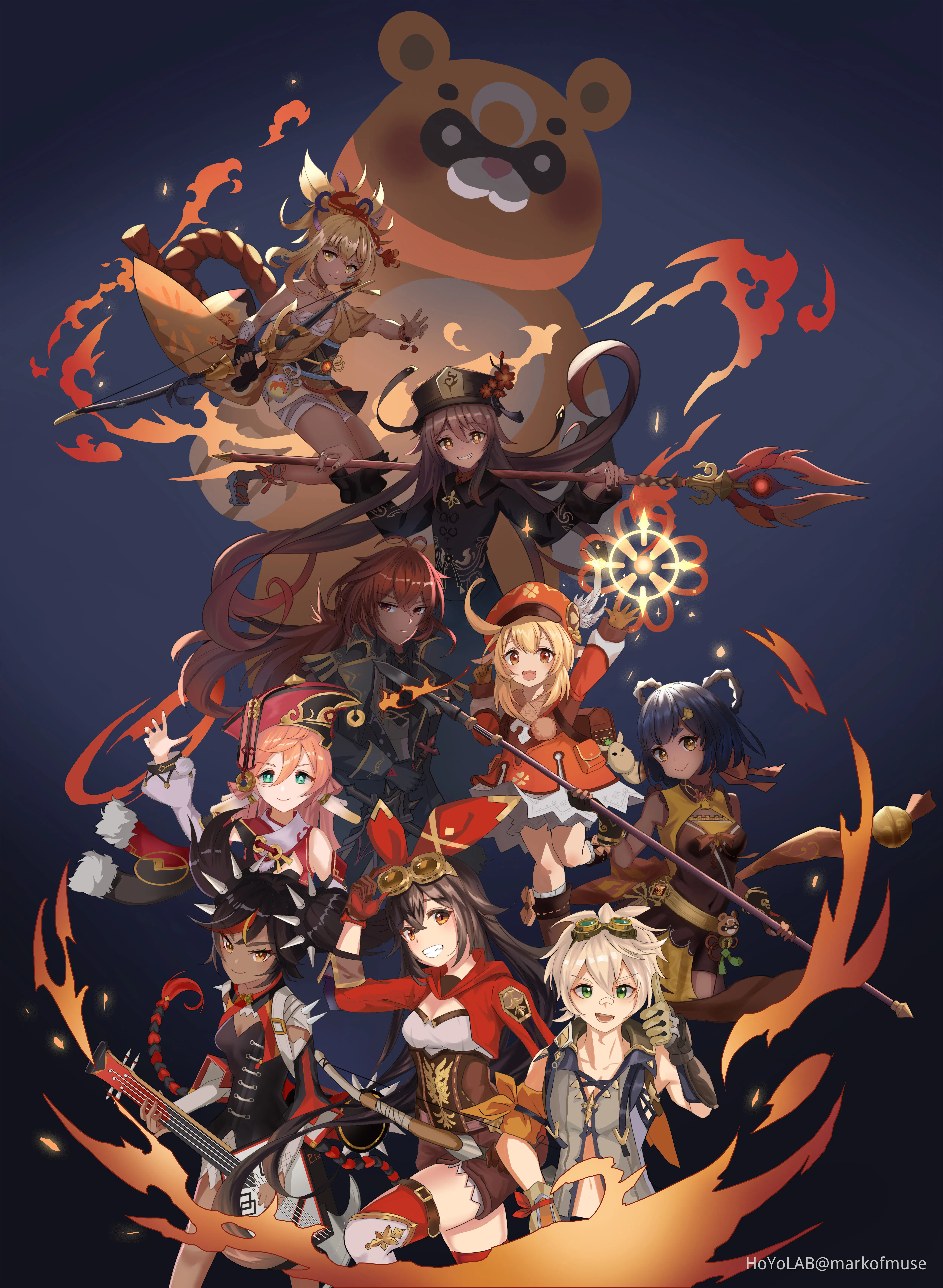 Pyro Constellation and the stove god Genshin Impact | HoYoLAB