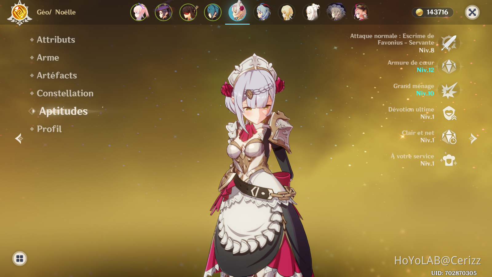 Build Noëlle | Genshin Impact | HoYoLAB