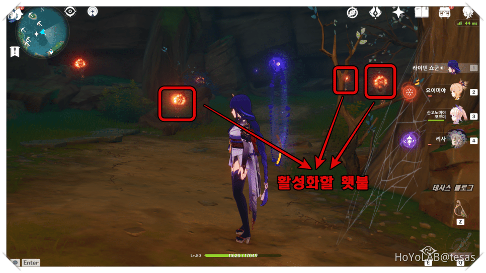 원신 시리코로산 별과 같은 보주횃불벽화뇌령 기믹 모음 Genshin Impact Hoyolab
