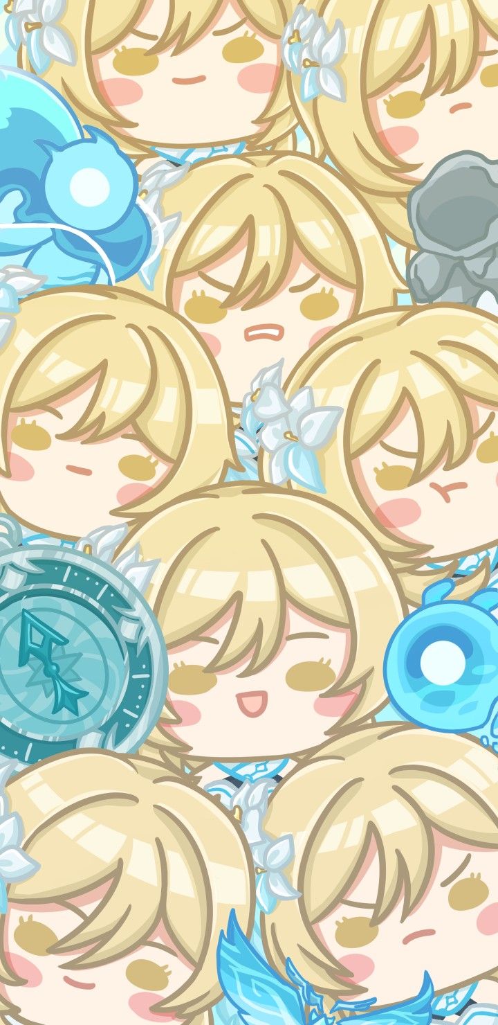 Traveler & Paimon phone wallpaper Genshin Impact | HoYoLAB