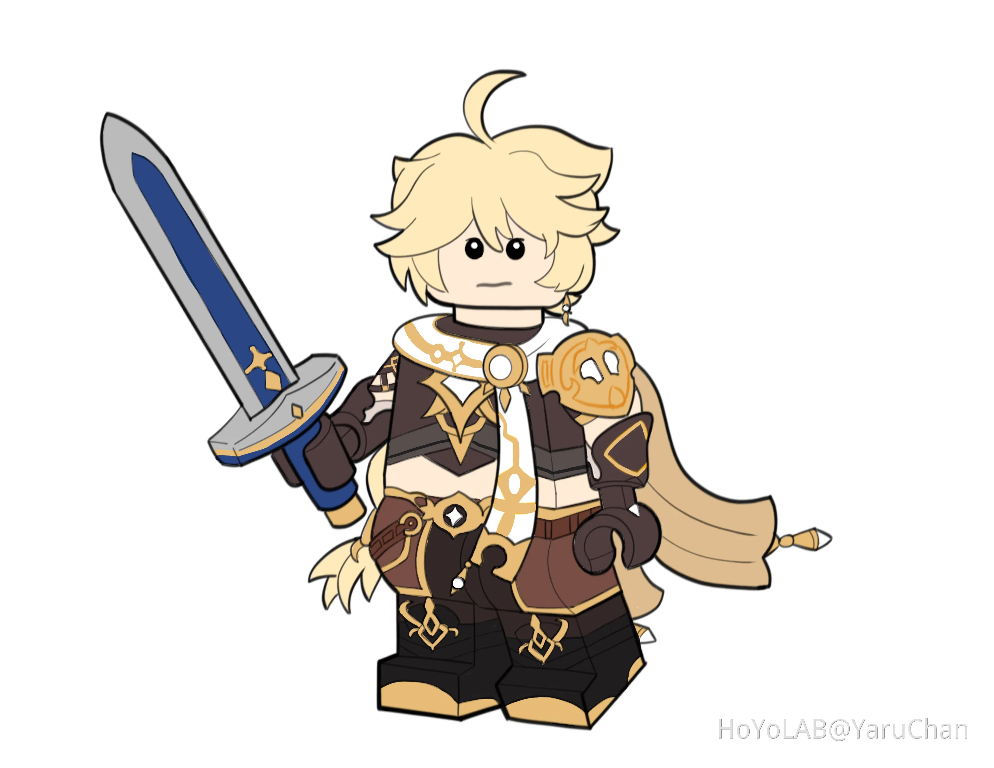 Genshin Impact Anniversary- Custom LEGO Minifigures Genshin Impact ...