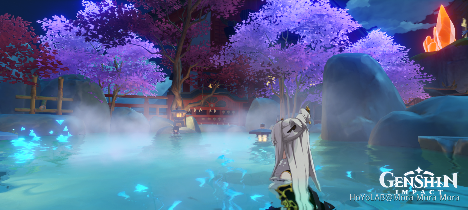 Unexpected encounter in the Hot Spring Genshin Impact | HoYoLAB