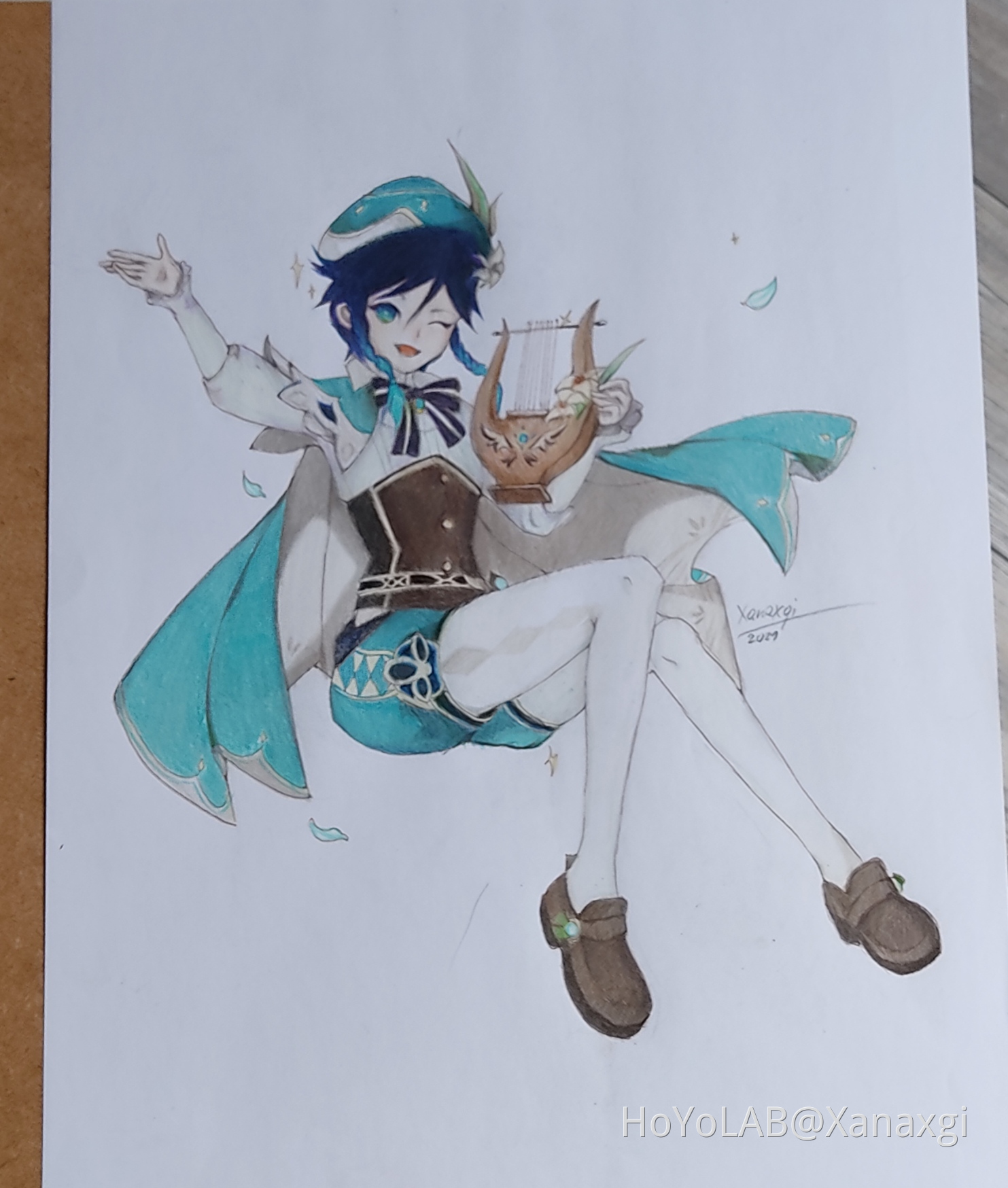 Venti fanart Genshin Impact | HoYoLAB