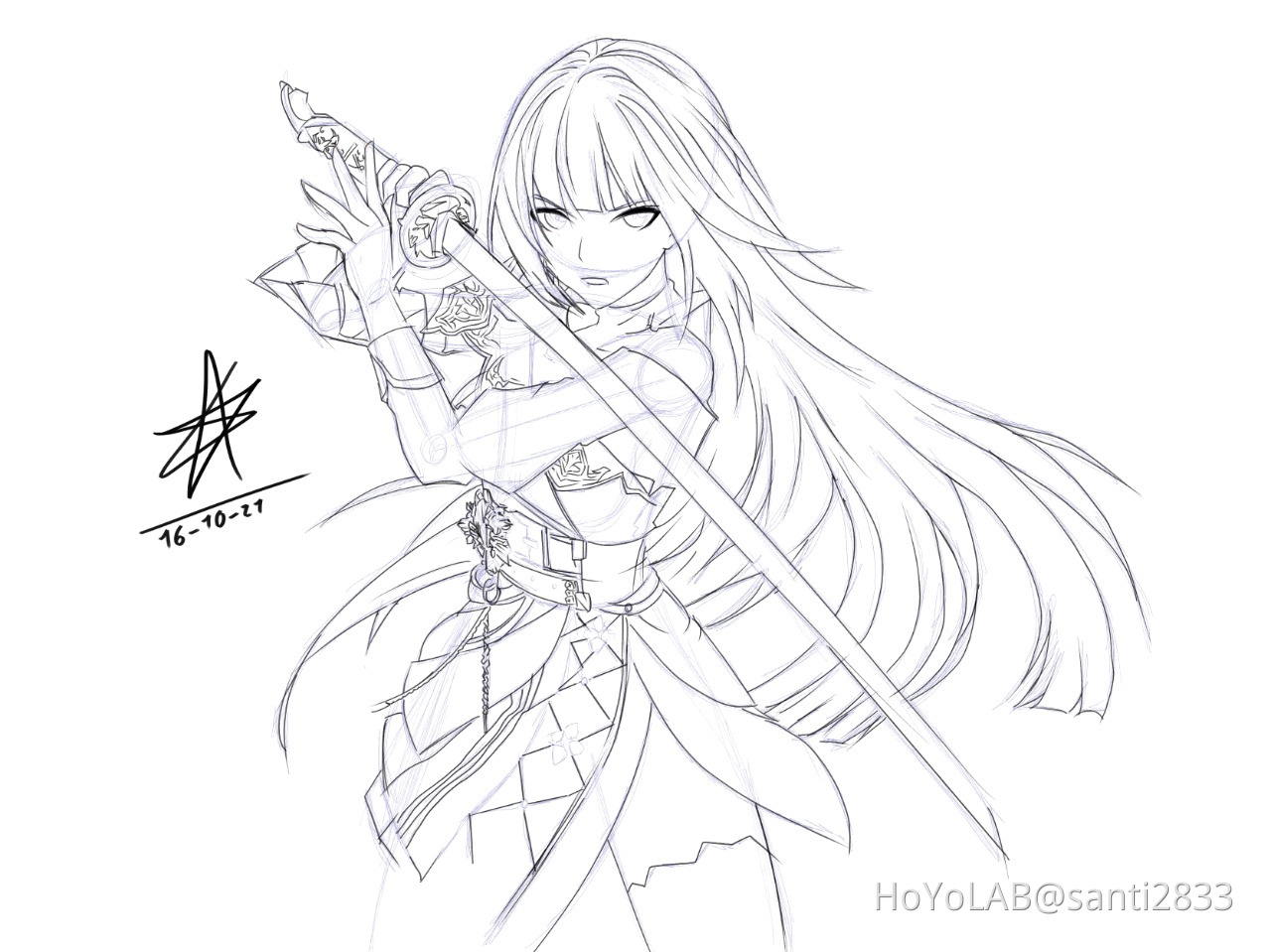 Raiden Mei - A Post Honkai Odyssey (Outlines) Honkai Impact 3rd | HoYoLAB