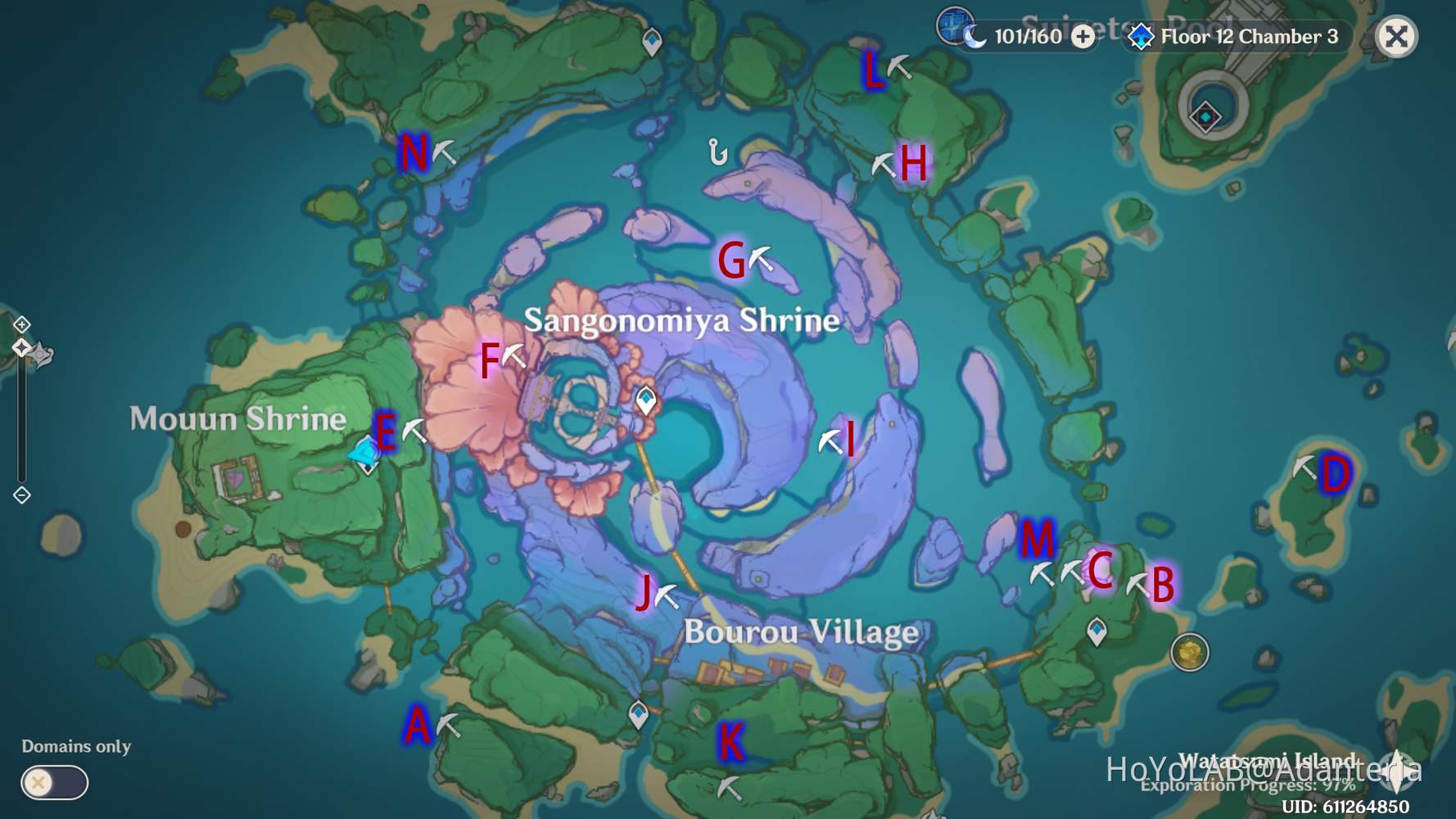 [Version 2.1] [V2.1 Guide] Inazuma Mining locations PART 2: Amethyst ...