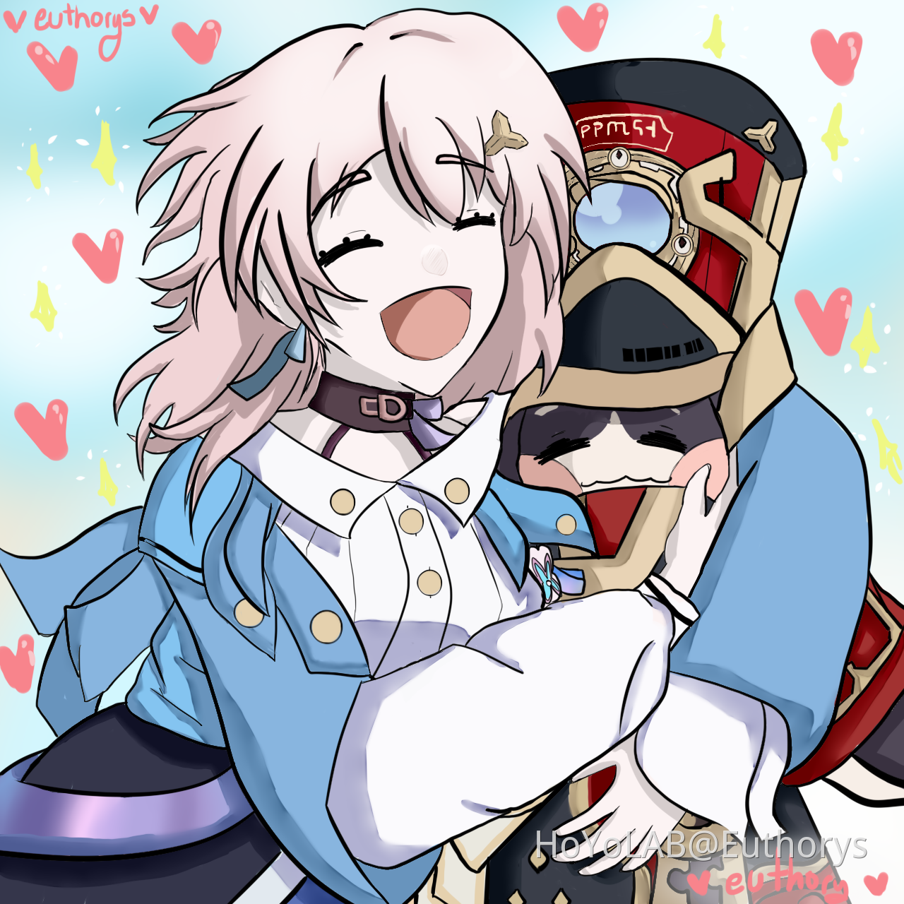 March 7th hugging Pom-Pom! Genshin Impact | HoYoLAB