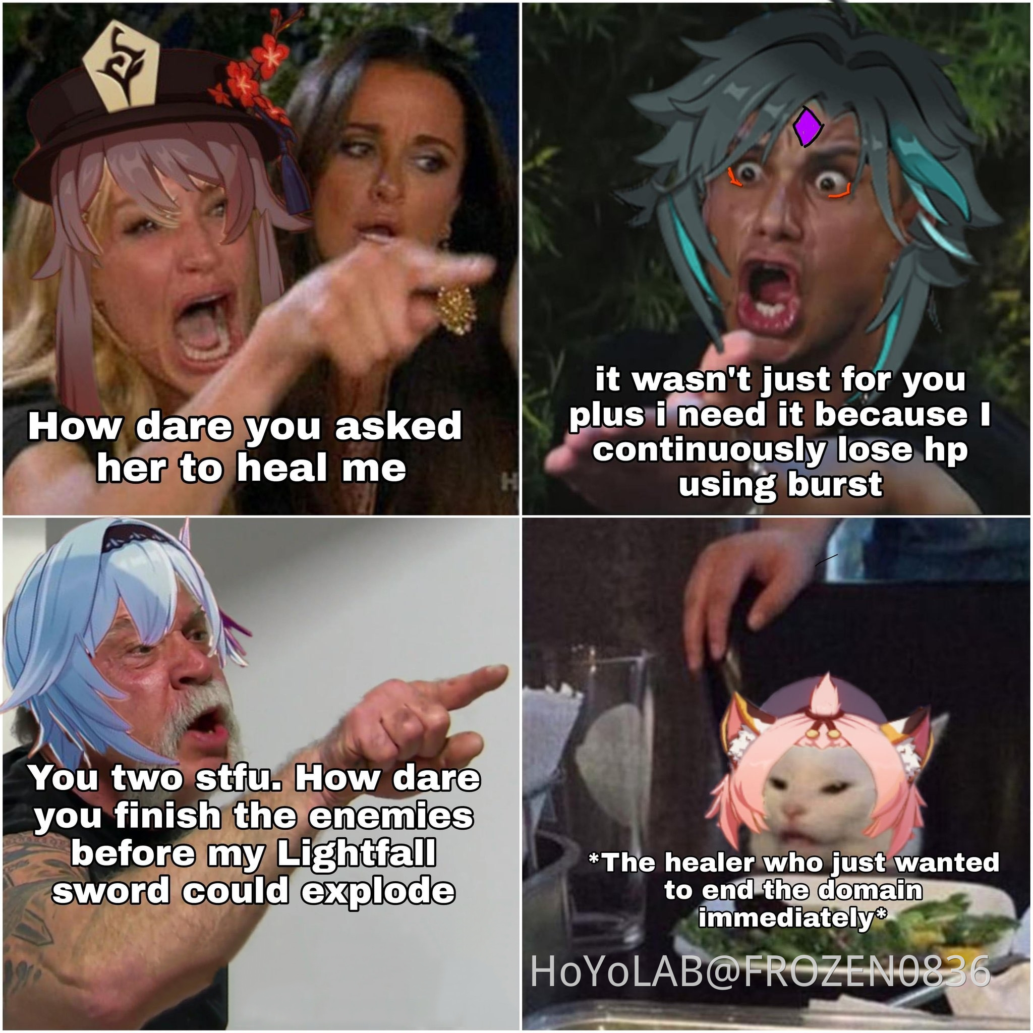 daily meme 😅 / im that healer Genshin Impact | HoYoLAB