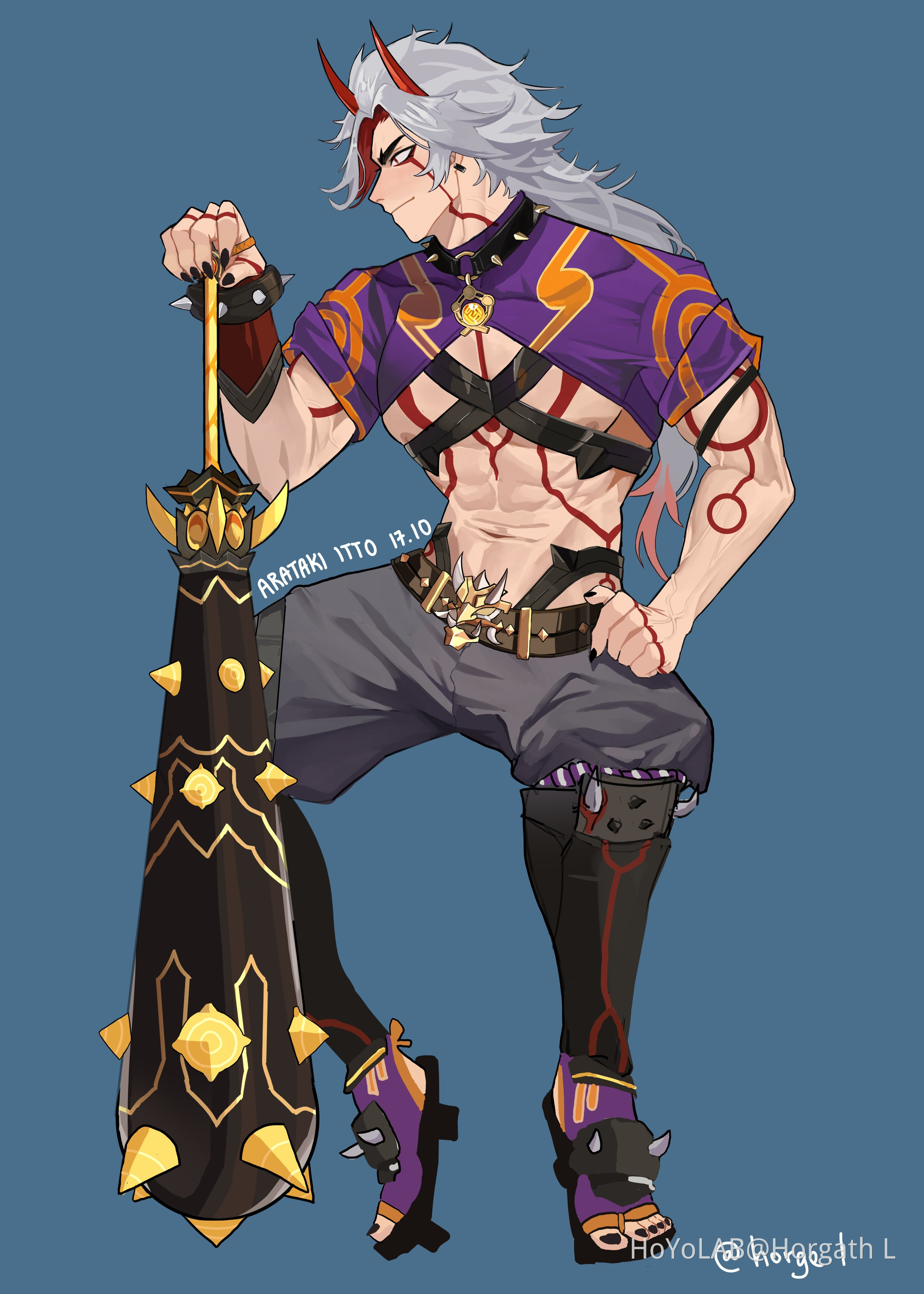 Fanart of Arataki Itto!