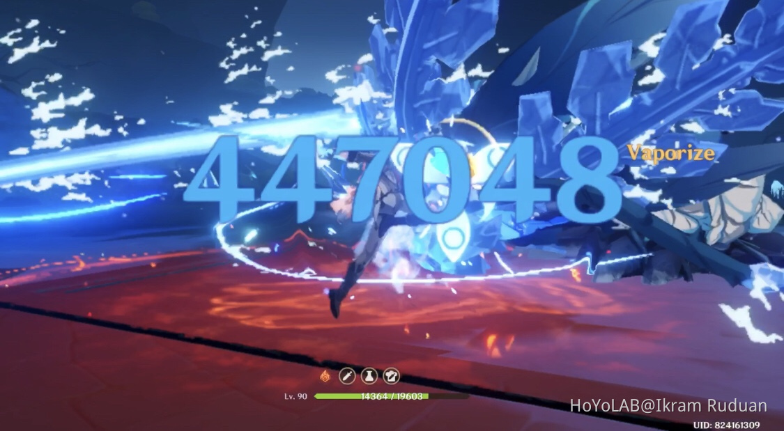 Childe Burst 447k ( Adeptus &potion) Genshin Impact | HoYoLAB