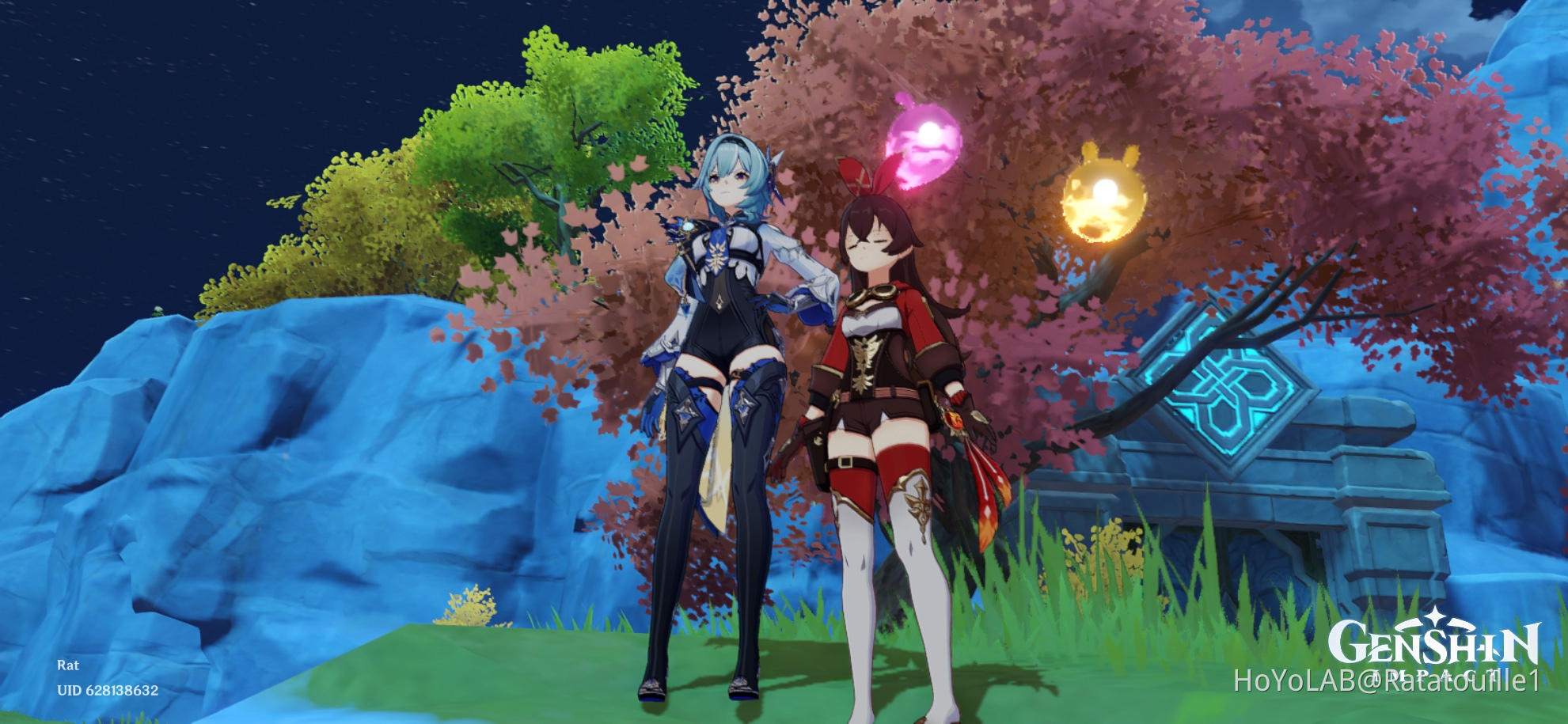 Amber and Eula 😎😎 Genshin Impact | HoYoLAB