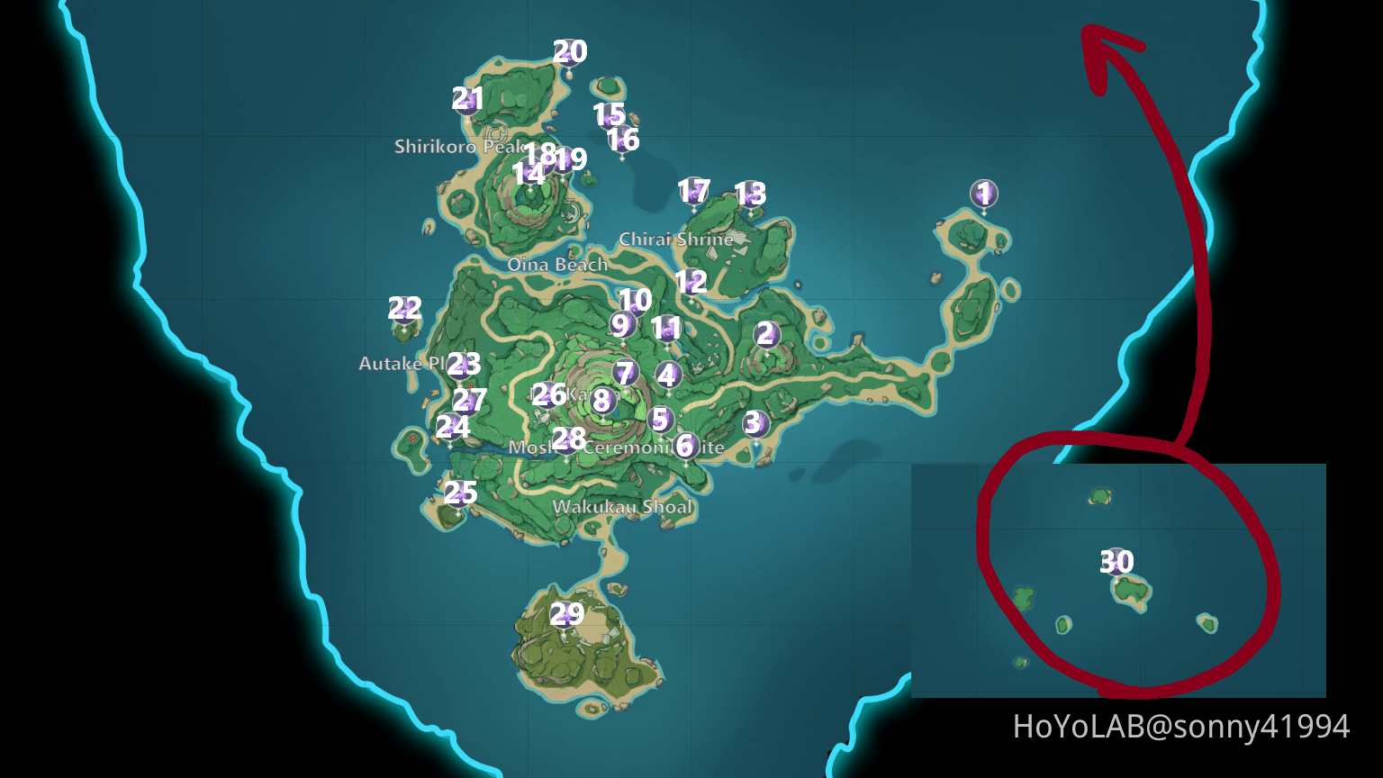 All Electroculus Tsurumi Island Genshin Impact | HoYoLAB