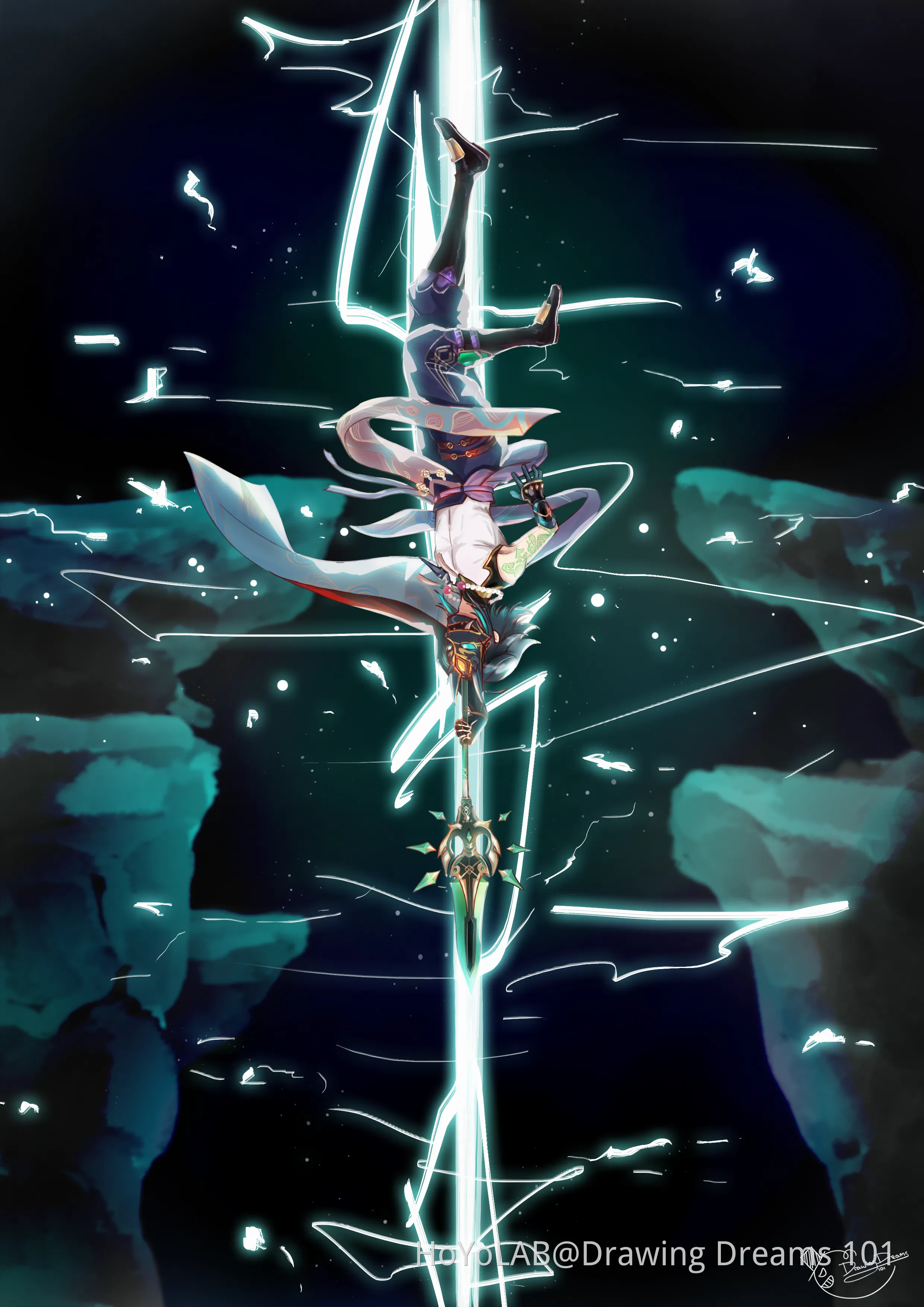 Xiao falling into the 1st anniversary 💖 Genshin Impact | HoYoLAB