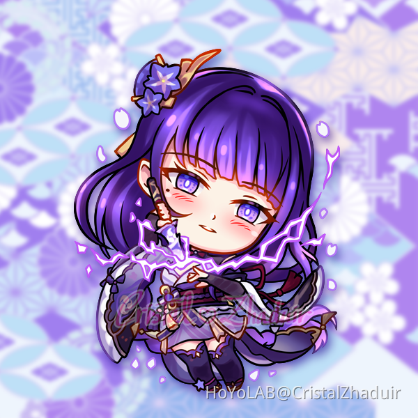 🌩Shogun Raiden Chibi 🌩 Genshin Impact | HoYoLAB