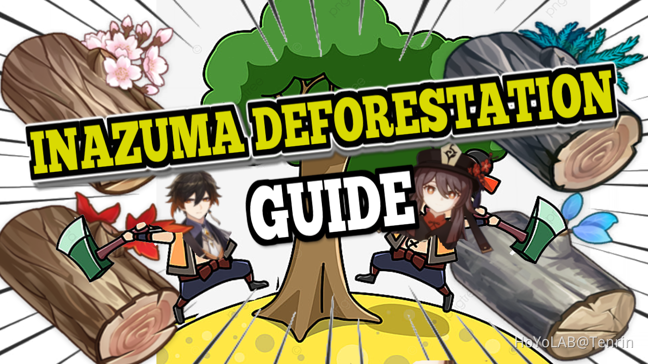 I made a short guide for the tree routes I use to farm Inazuma Wood ...
