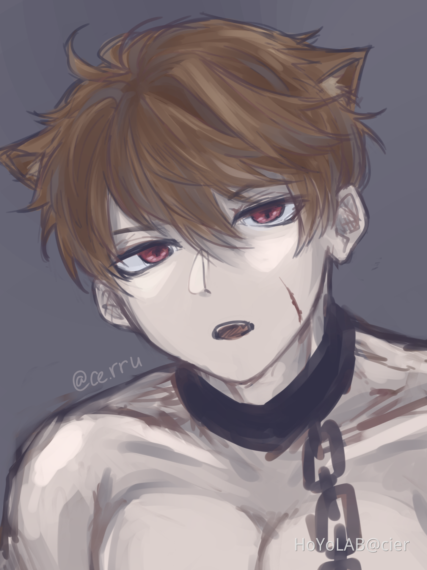 werewolf luke fanart Tears of Themis | HoYoLAB