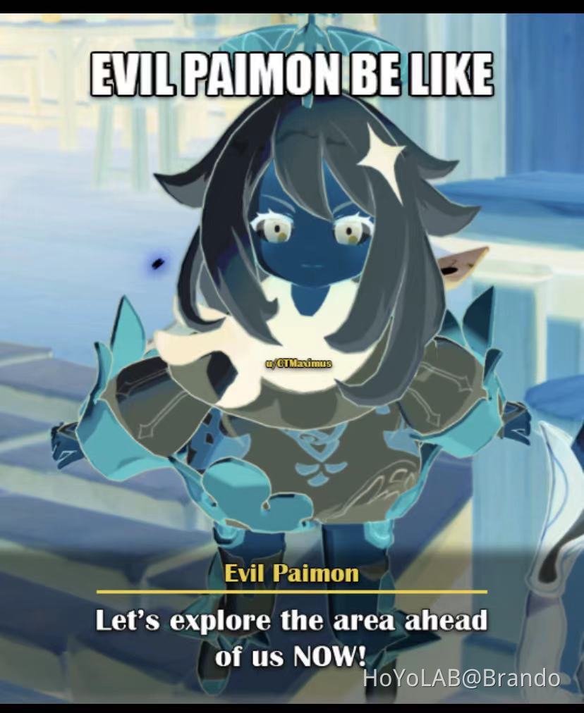 Evil Paimon. Genshin Impact | HoYoLAB