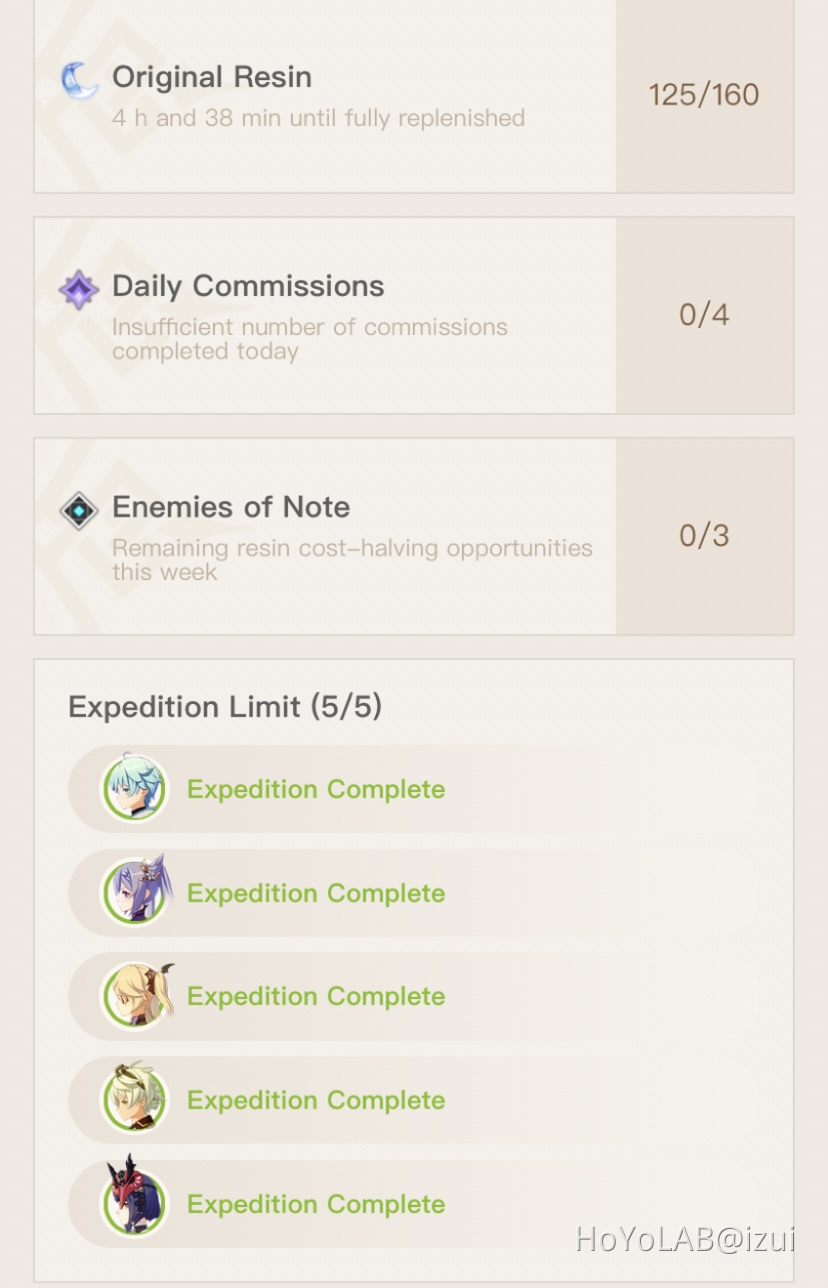 Real-Time notes Genshin Impact | HoYoLAB