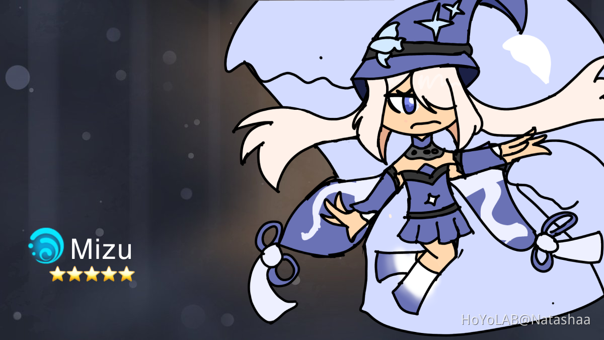 Mizu! My own genshin OC! Genshin Impact | HoYoLAB