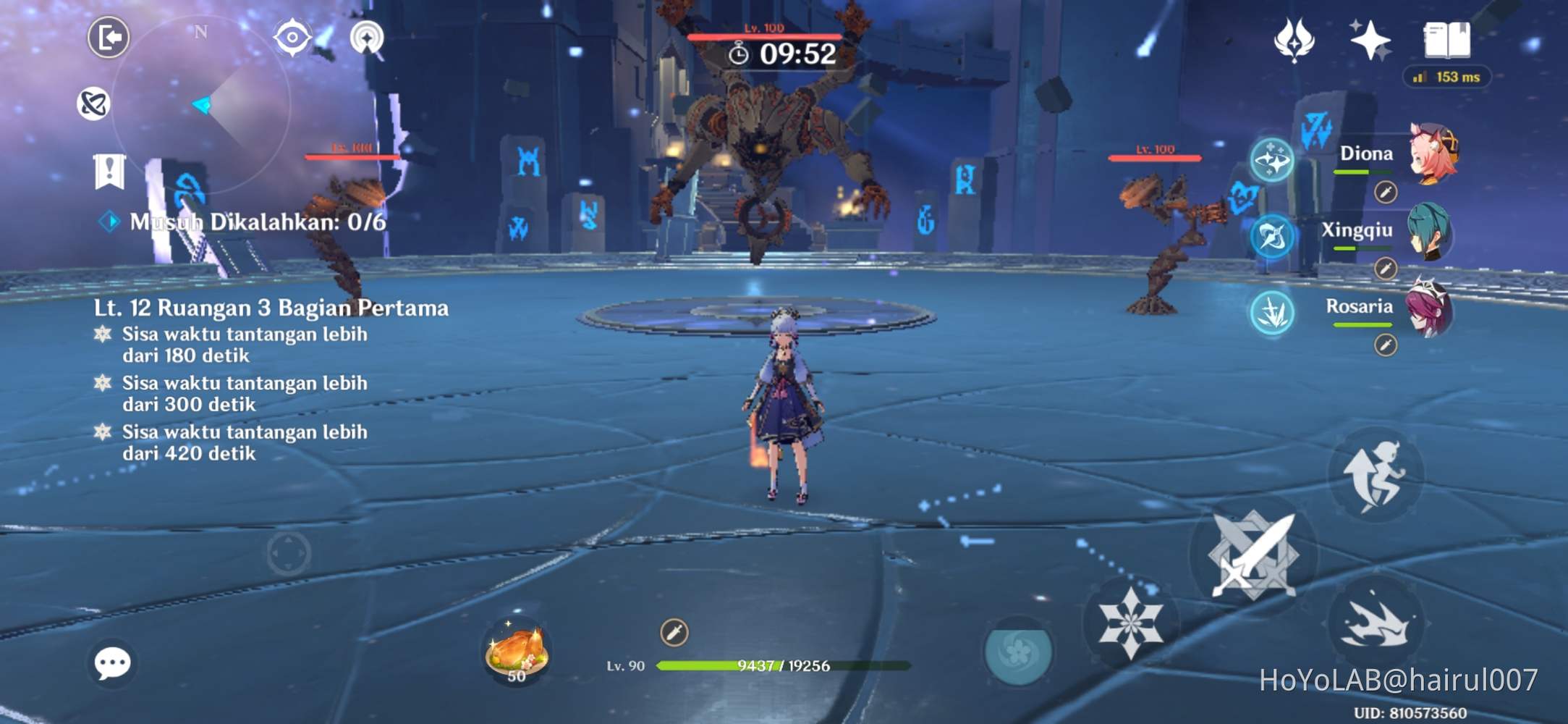 Tips Spyral Abyss 12-3 Ayaka Frozen Bagian Pertama Genshin Impact | HoYoLAB