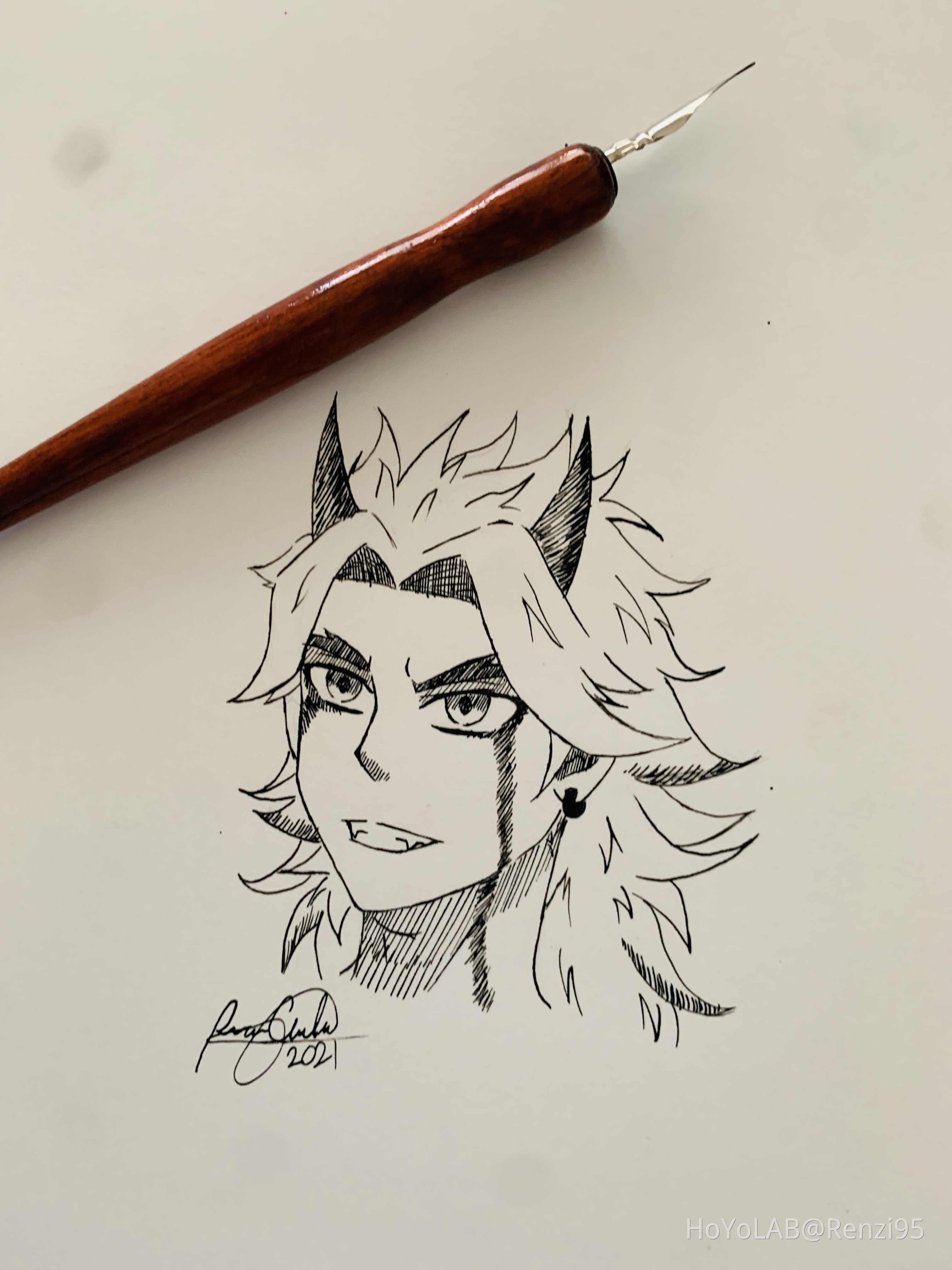Itto Sketch Genshin Impact | HoYoLAB