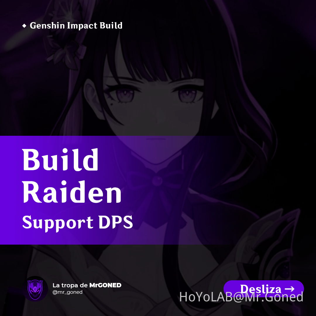 BUILD RAIDEN || SUPPORT DPS ★ Genshin Impact | HoYoLAB